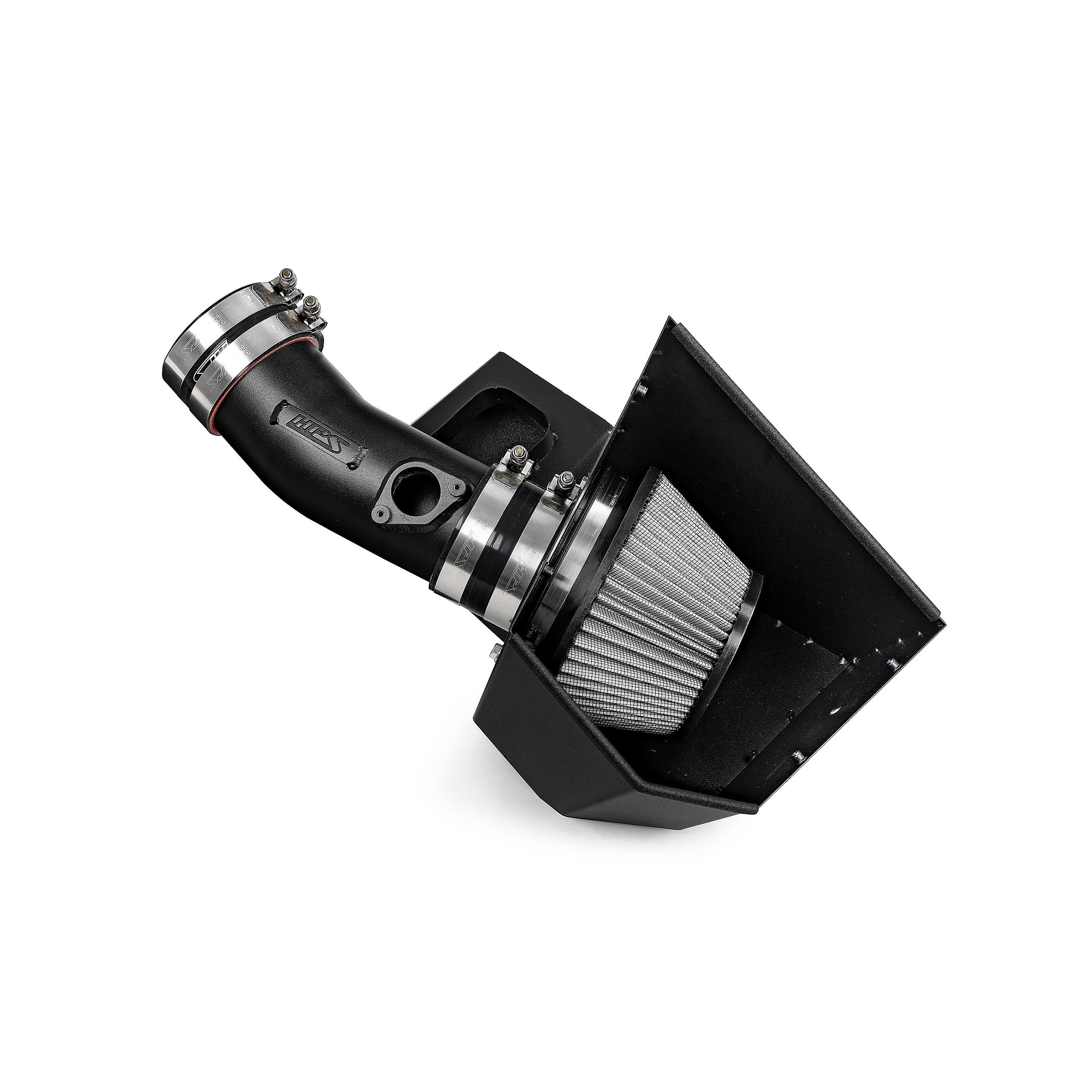 HPS Black Air Intake Kit with Heat Shield Compatible for 2022-2024 ...