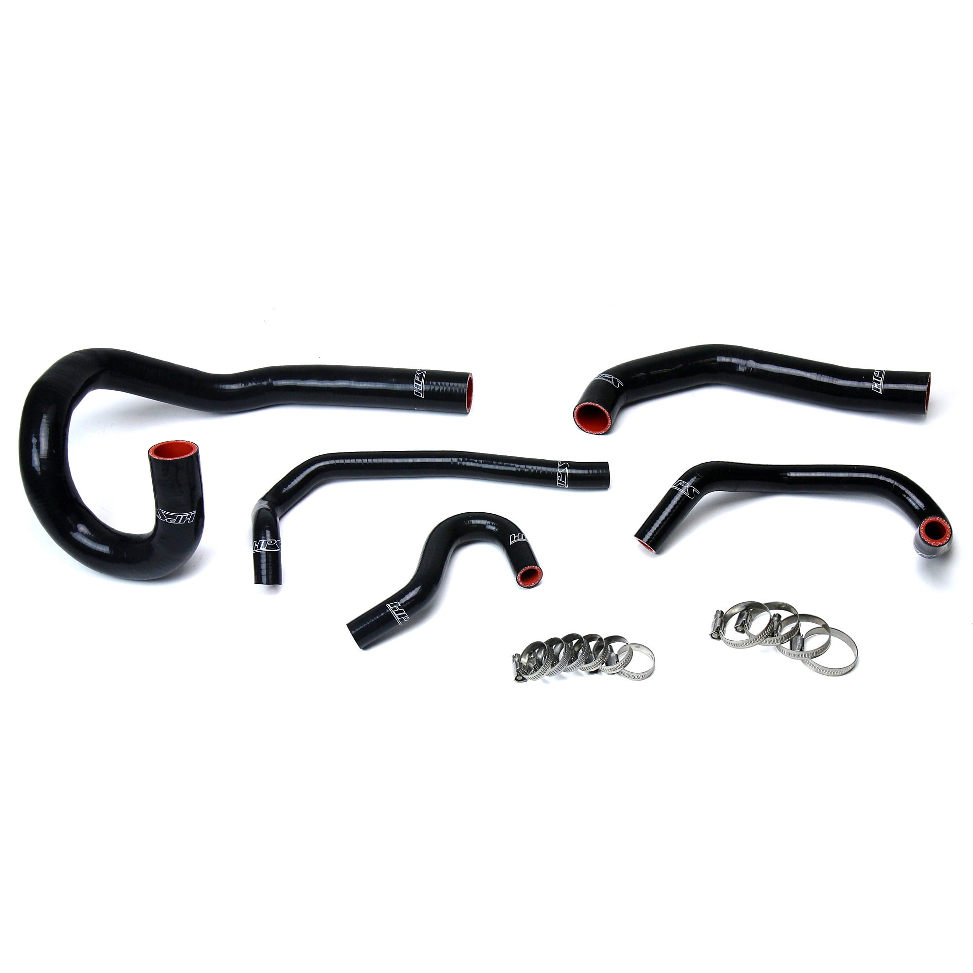HPS Black Radiator Hose Kit For 86-92 Supra MK3 Turbo 7MGE / 7MGTE Left ...