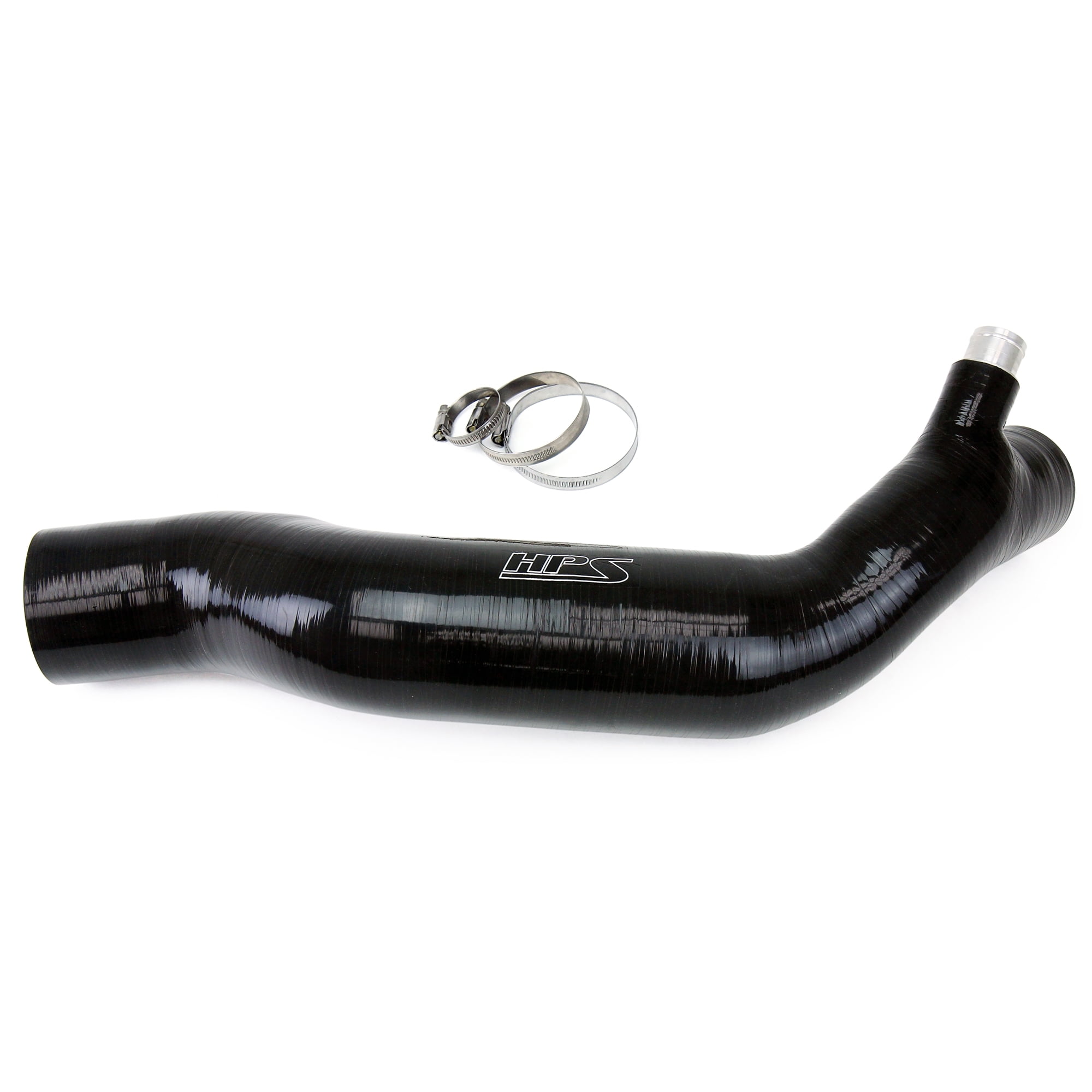 HPS Black Reinforced Silicone Post MAF Air Intake Hose Kit Compatible ...
