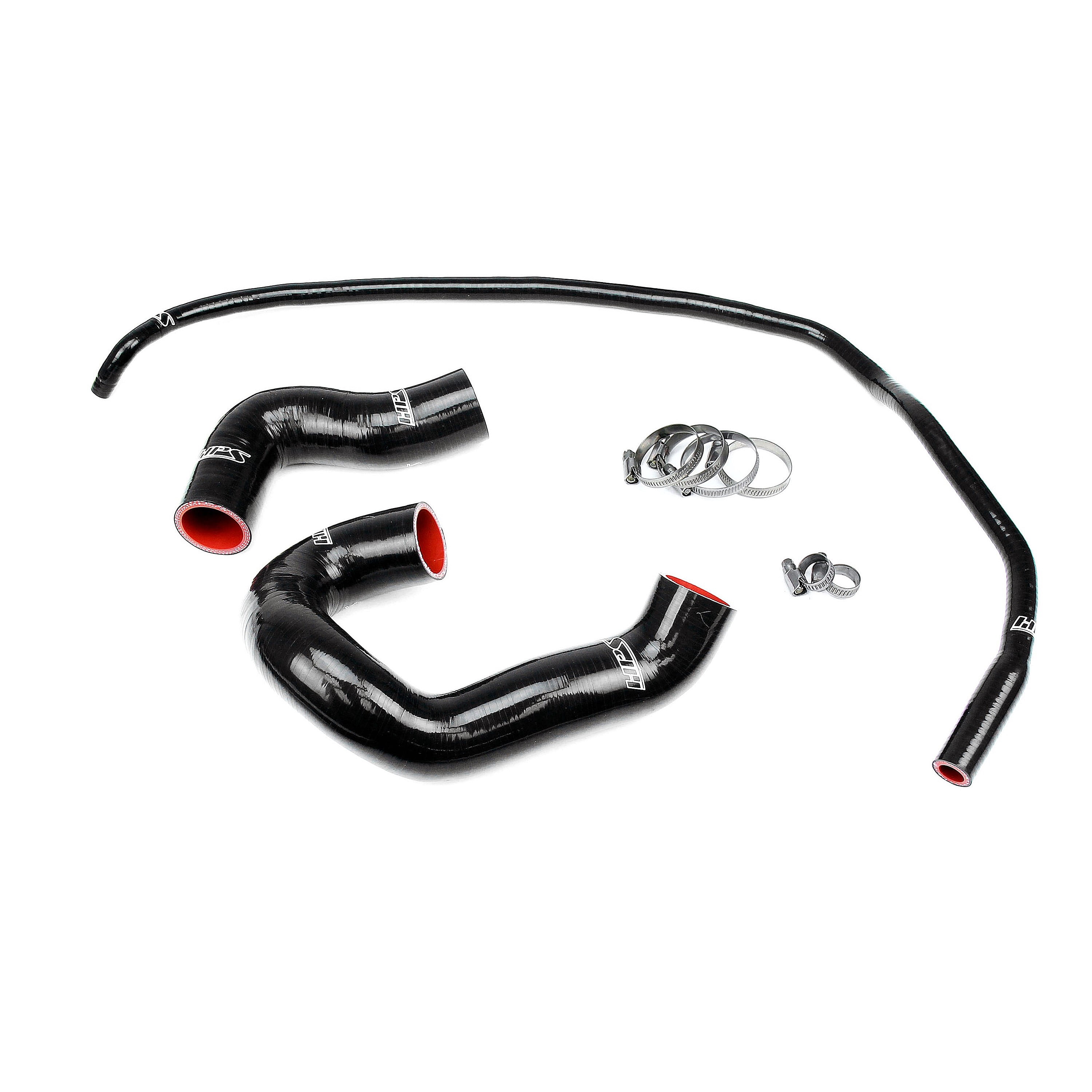 HPS Black Silicone Radiator Hose Kit Coolant Compatible for 2007-2013 ...