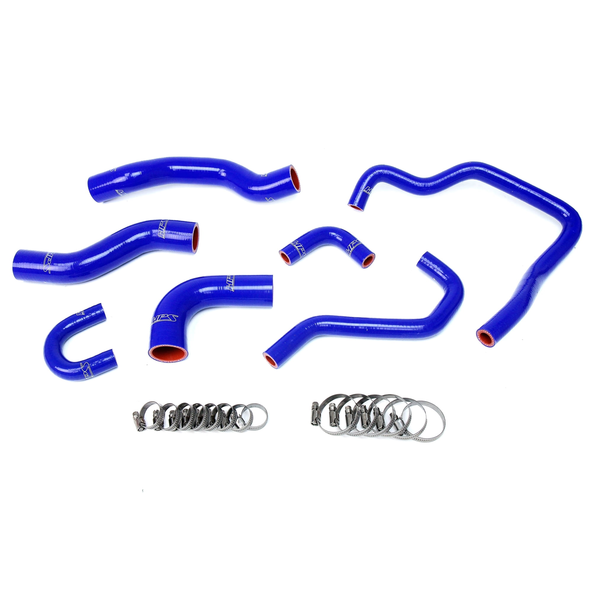 HPS Blue Radiator Hose Kit For 89-95 Pickup 22RE Non Turbo EFI Left ...