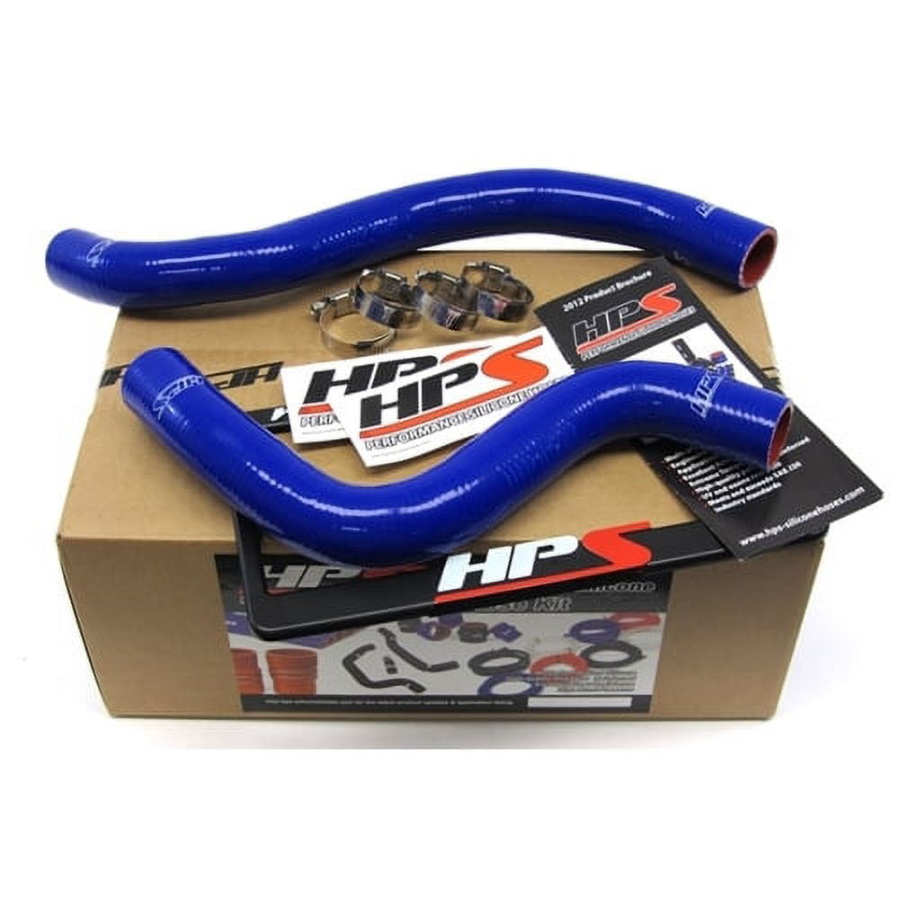 HPS Blue Reinforced Silicone Radiator Hose Kit Coolant for Mitsubishi ...