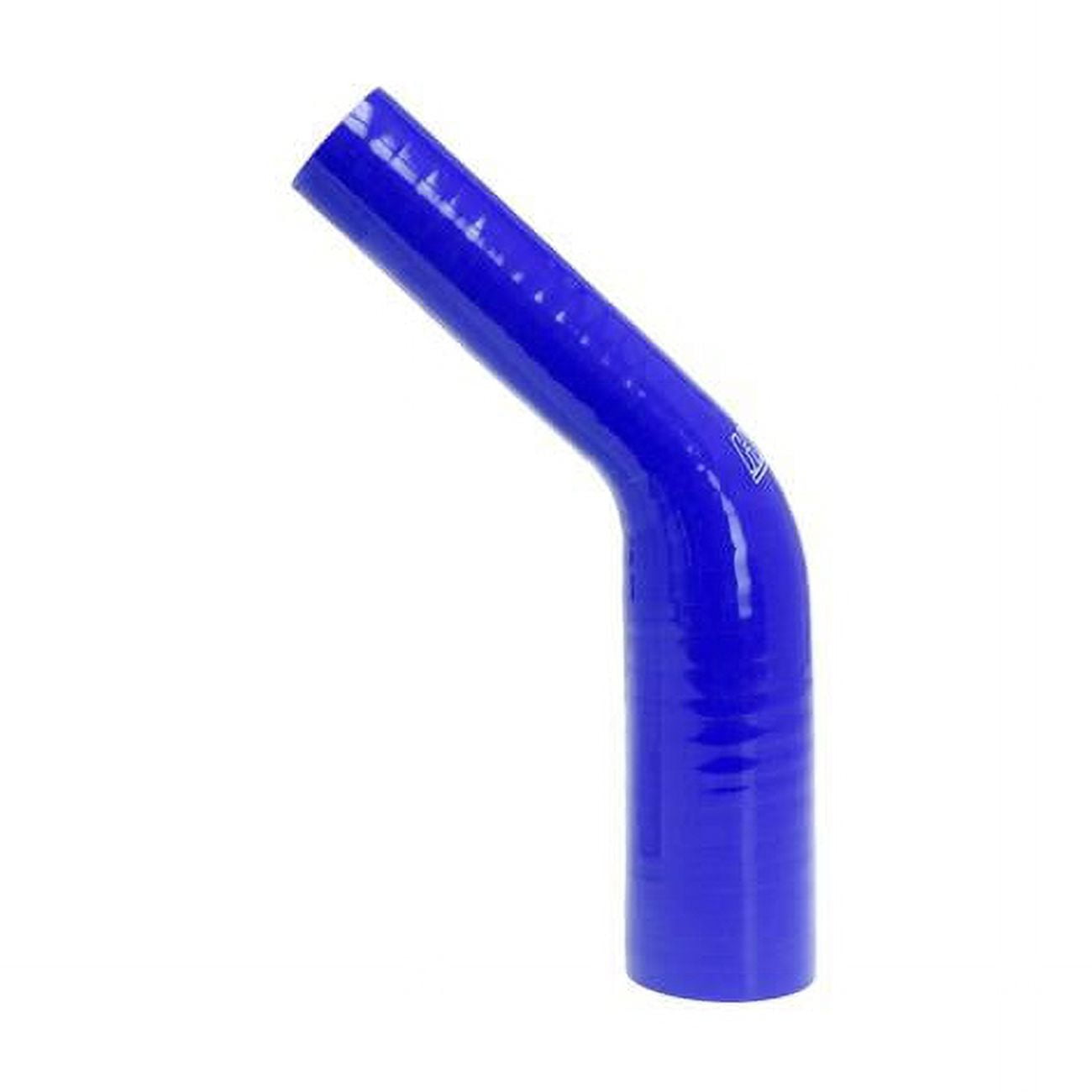 HPS HTSER45-050-062 1/2"-5/8" ID 2-1/2" Blue Silicone 45 Deg. Elbow ...
