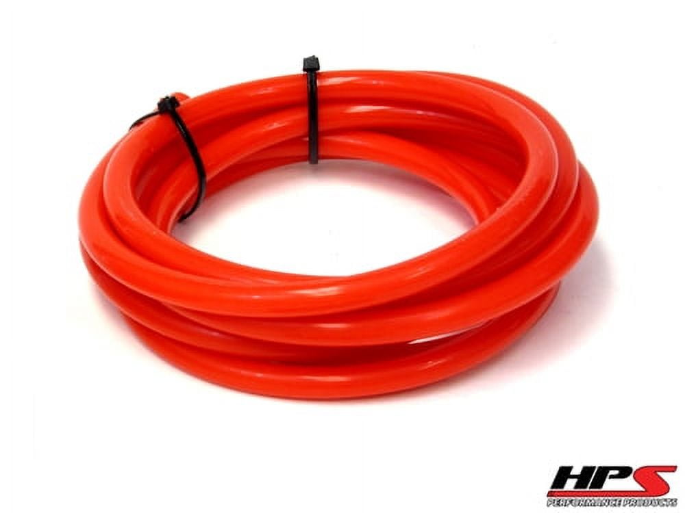 HPS HTSVH2-REDx5 5/64" ID 5 feet Red Silicone Vacuum Hose Tubing ...