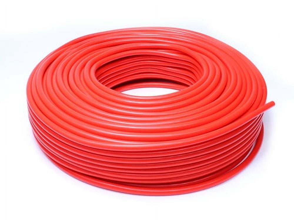 HPS HTSVH4-REDx100 5/32" ID 100 feet Red Silicone Vacuum Hose Tubing ...