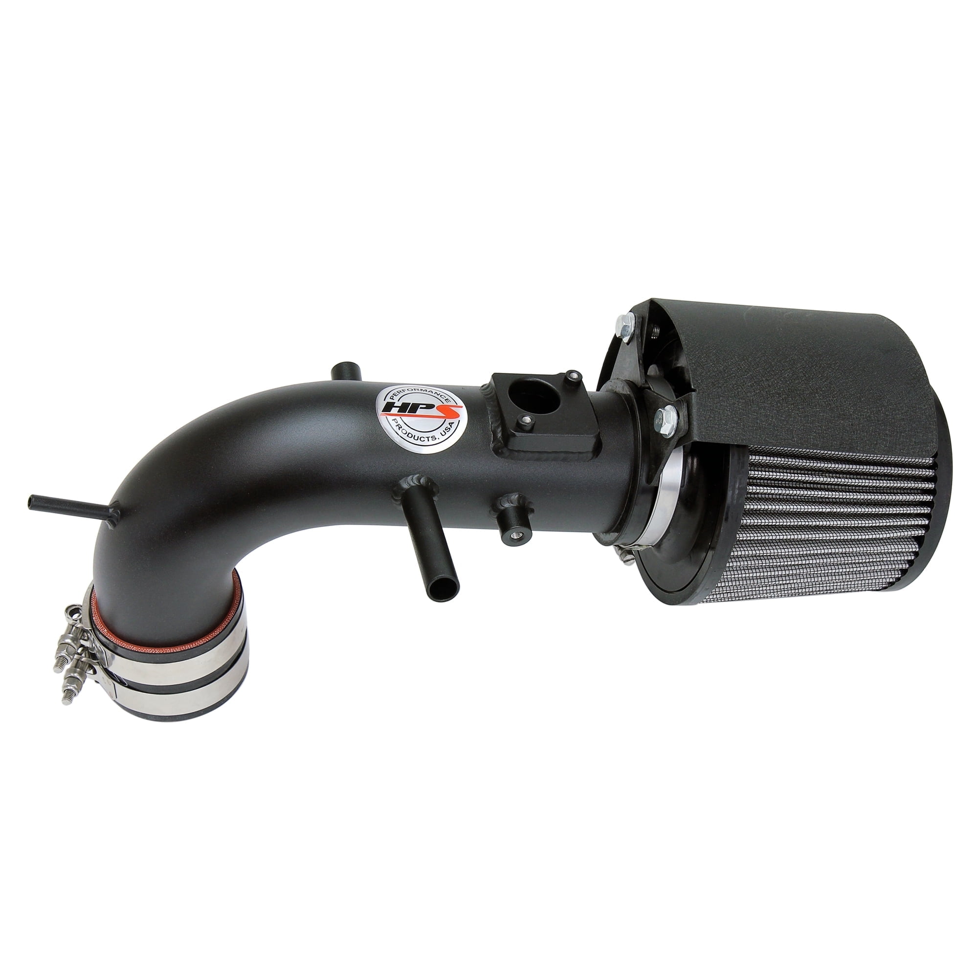 HPS Performance Black Shortram Air Intake Compatible for 2013-2017 ...