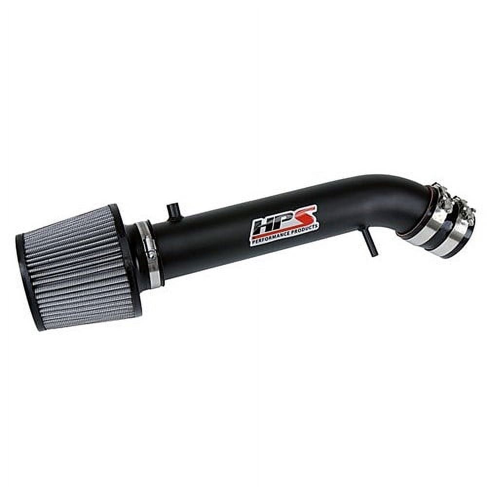 HPS Performance Black Shortram Air Intake Kit Cool Ram Compatible for ...