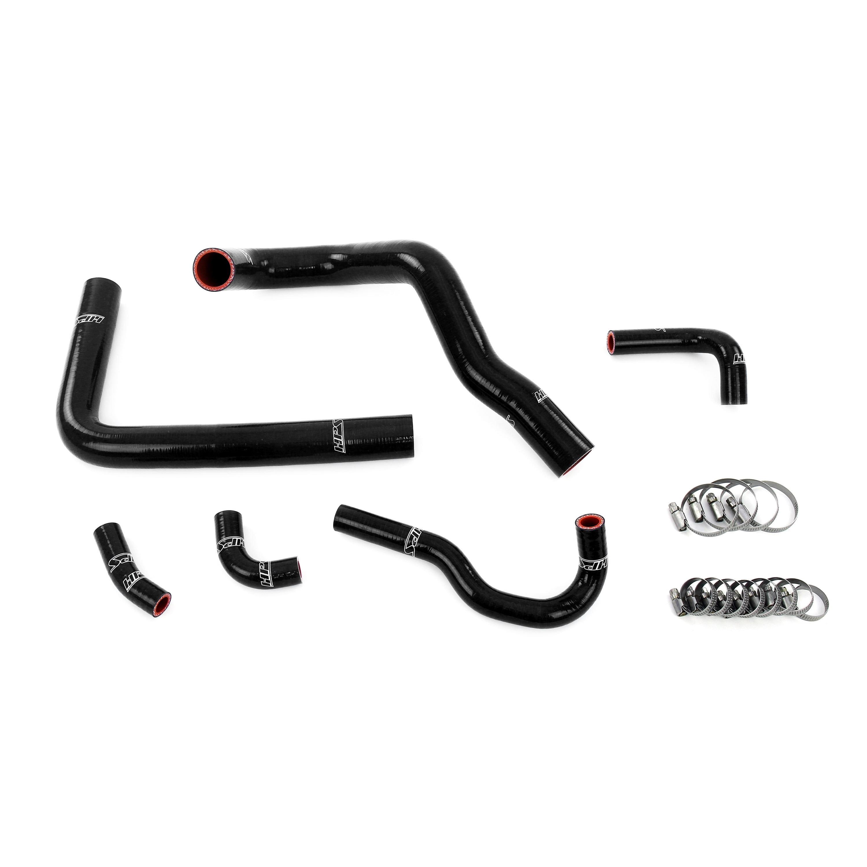 HPS Performance Black Silicone Radiator And Heater Coolant Hoses ...