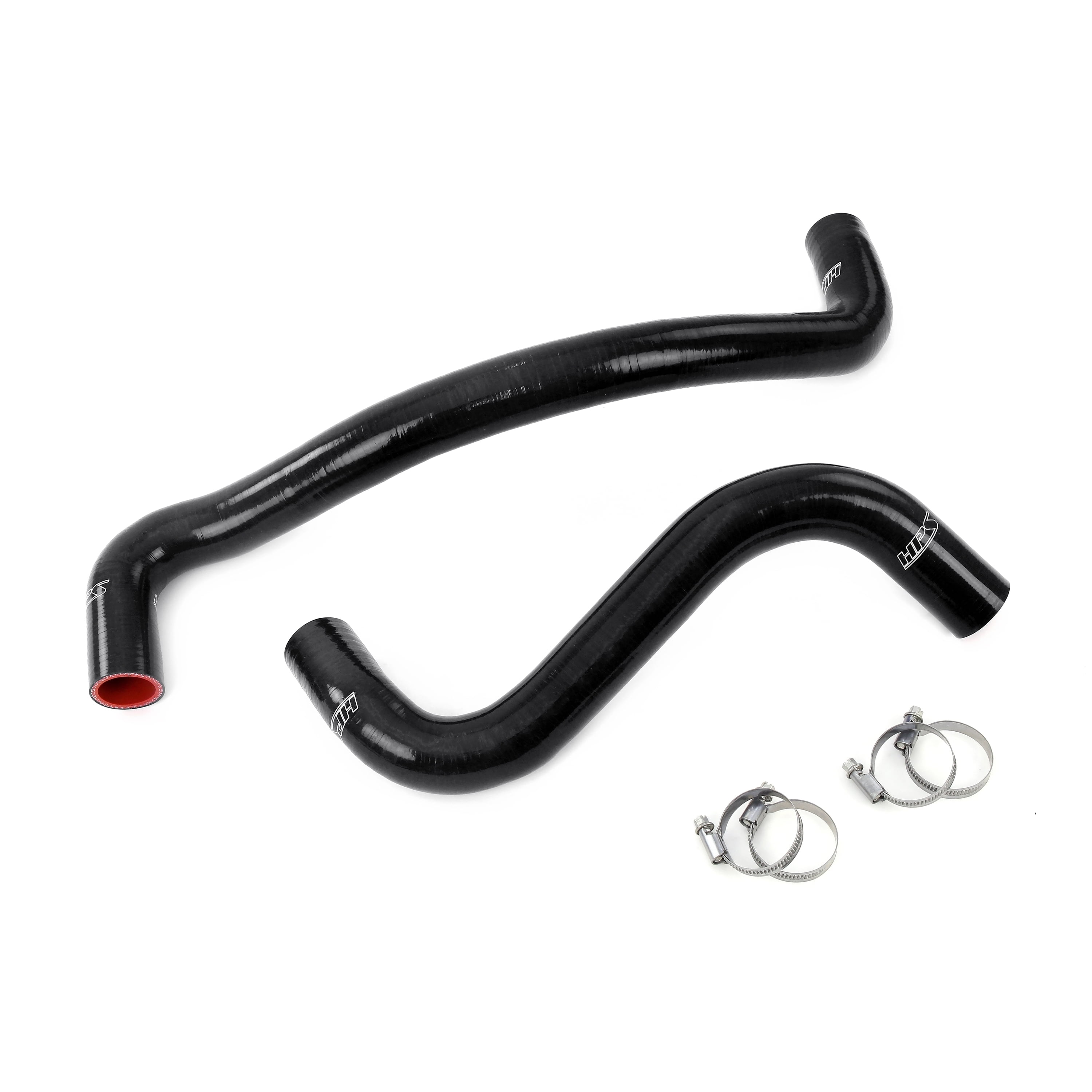 HPS Performance Black Silicone Radiator Hose Kit Compatible for 1977-1983 Mercedes-Benz 240D 2 ...
