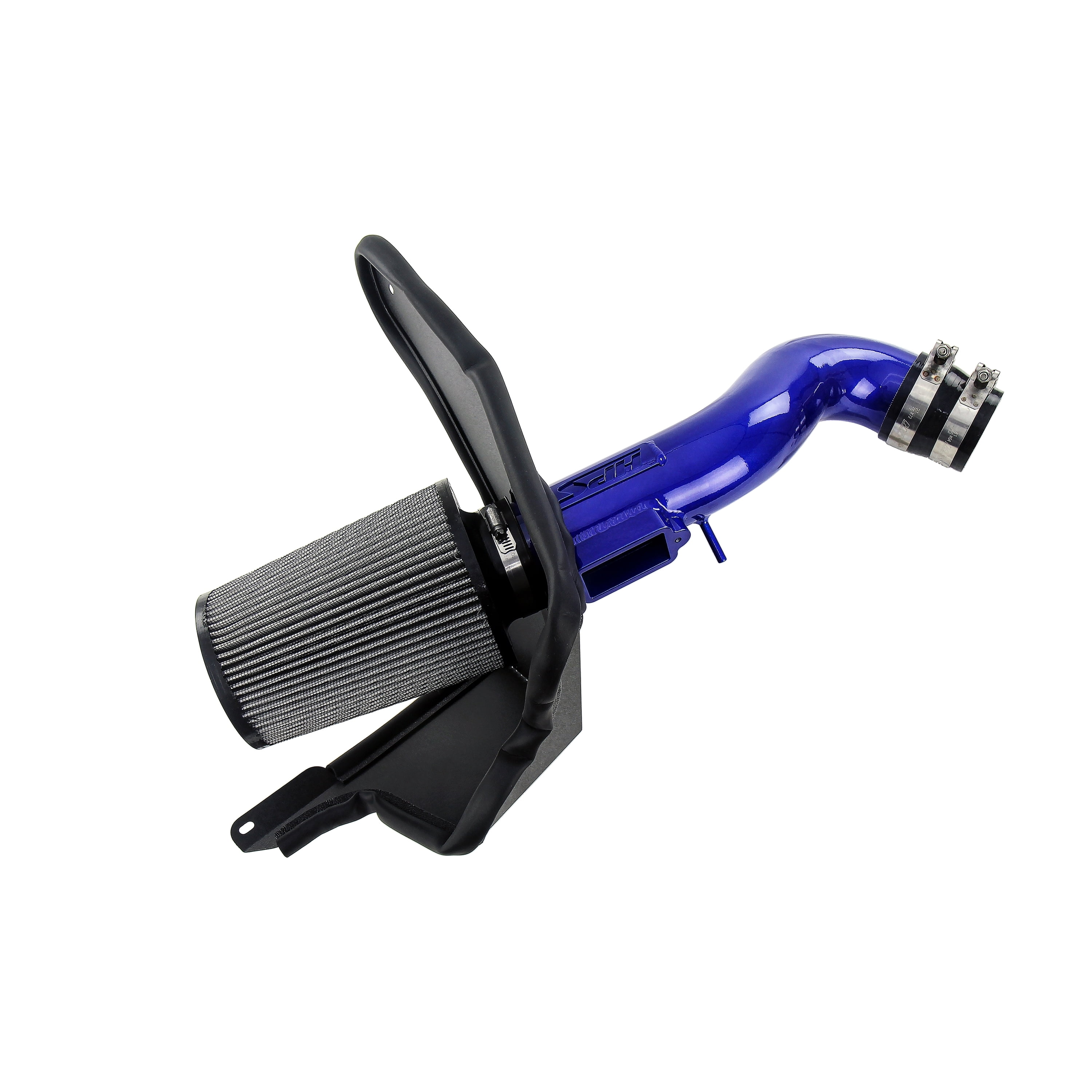 HPS Performance Blue Shortram Air Intake Kit with Heat Shield Cool Ram ...