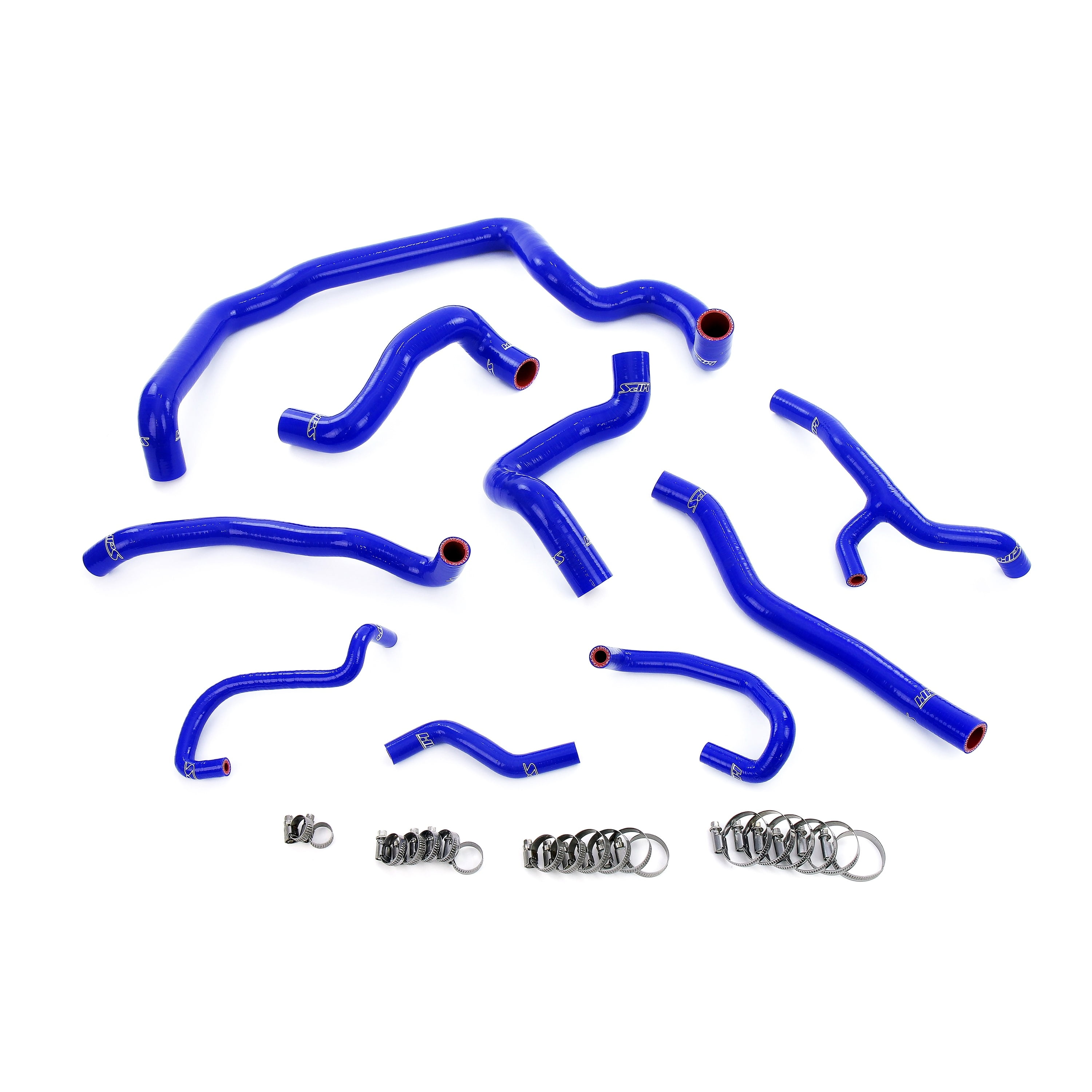 HPS Performance Blue Silicone Radiator, Heater, Water Pump, Expansion ...