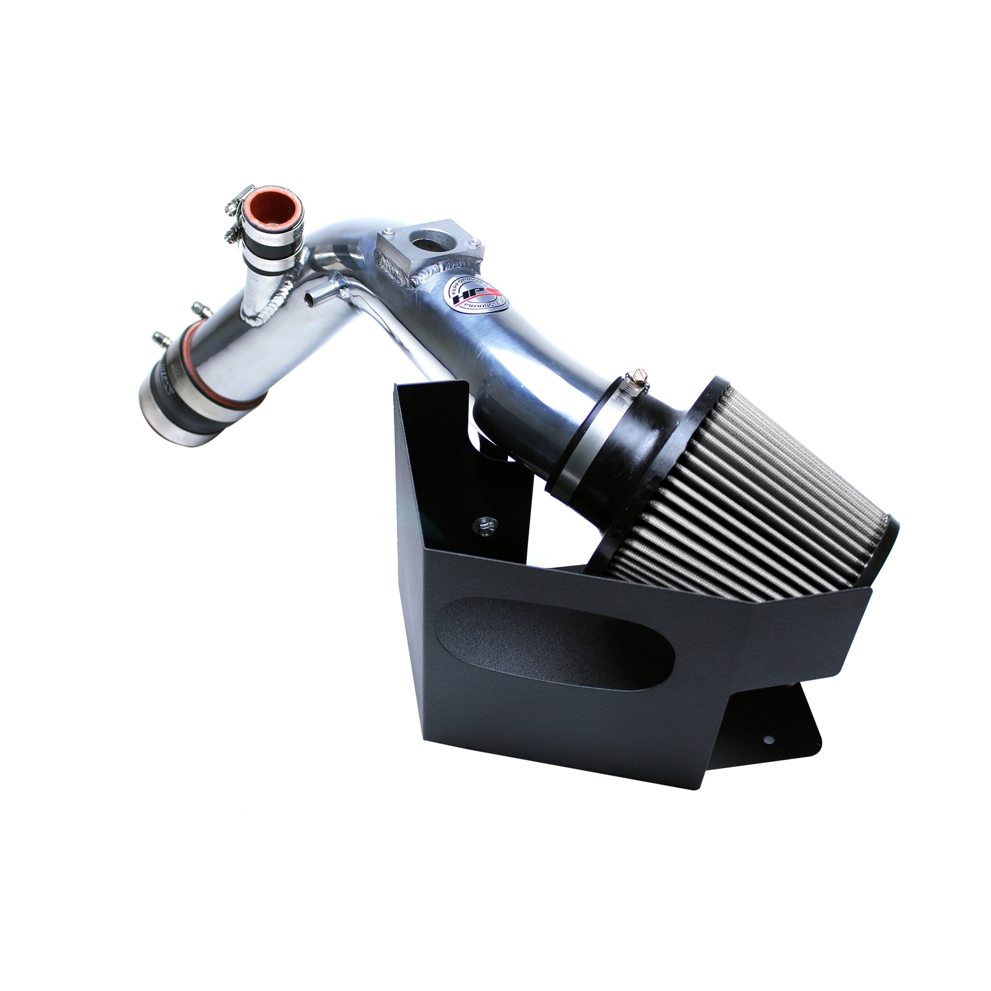 HPS Performance Polish Cold Air Intake Kit for 08-15 Mitsubishi Lancer ...