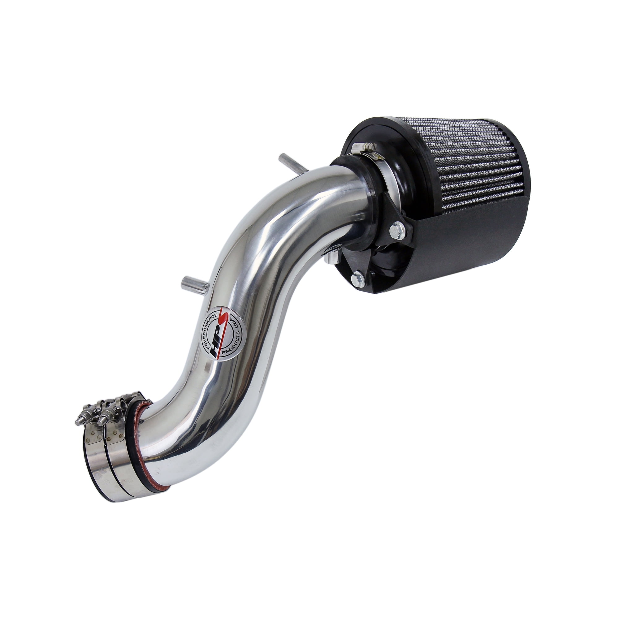 HPS Performance Polish Shortram Air Intake Compatible for 2011-2014 ...