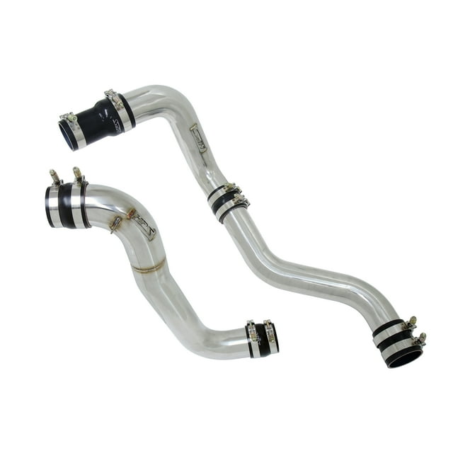 Hps Performance Polished Intercooler Charge Pipe With Turbo Boots Hot