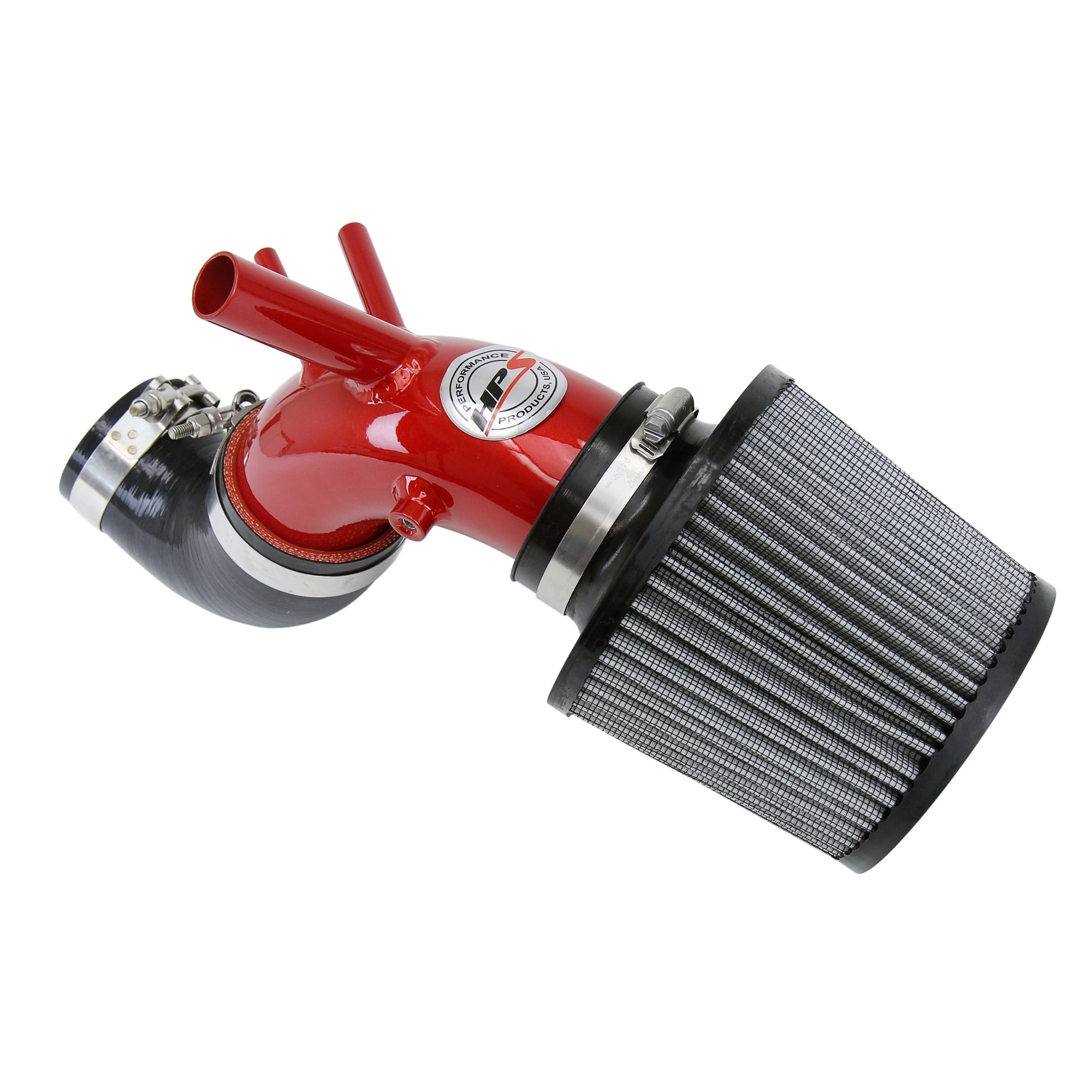 HPS Performance Red Shortram Air Intake Compatible for 2013-2014 ...