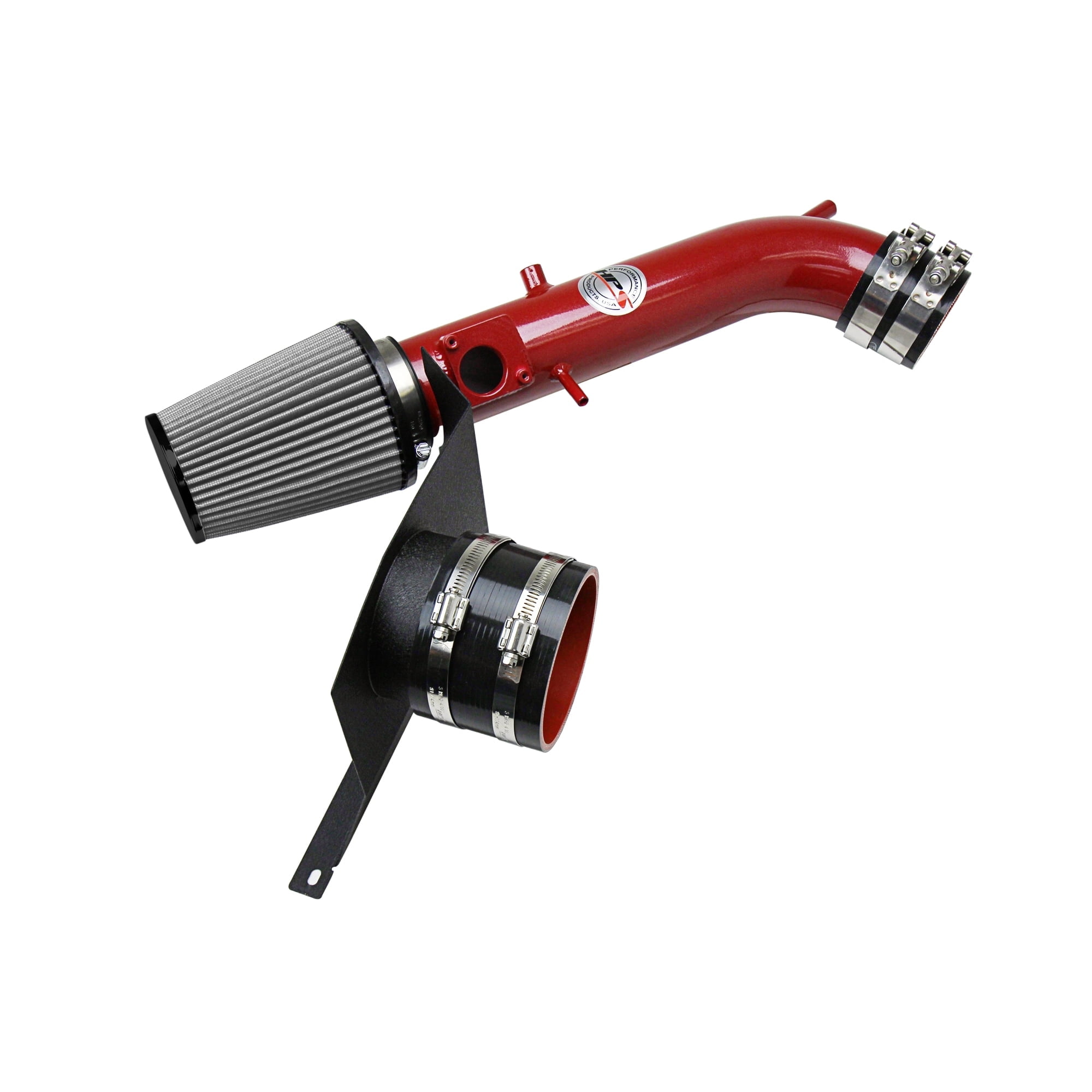 HPS Performance Red Shortram Air Intake + Heat Shield for 01-05 Lexus ...