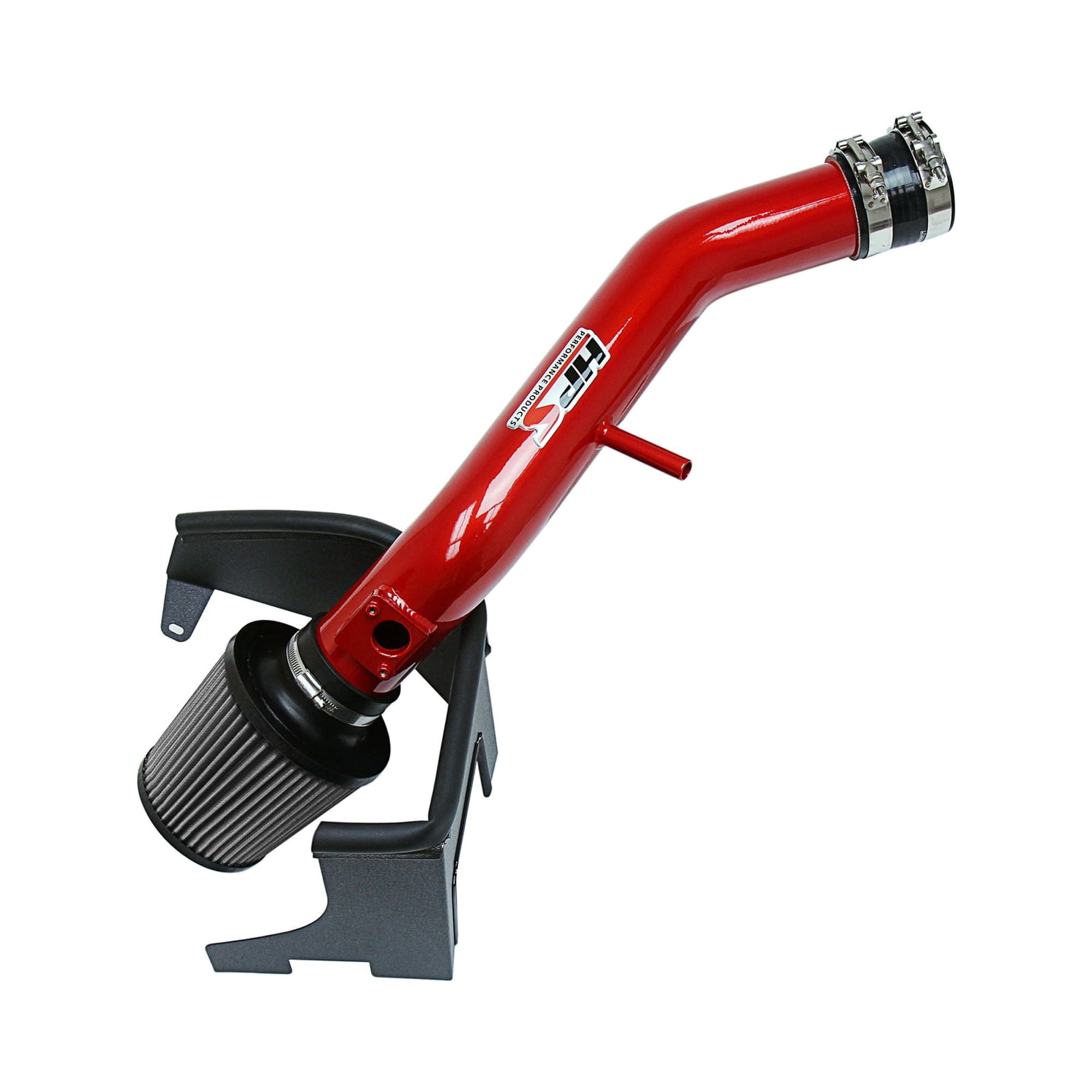 HPS Performance Red Shortram Air Intake Kit + Heat Shield Cool Ram ...