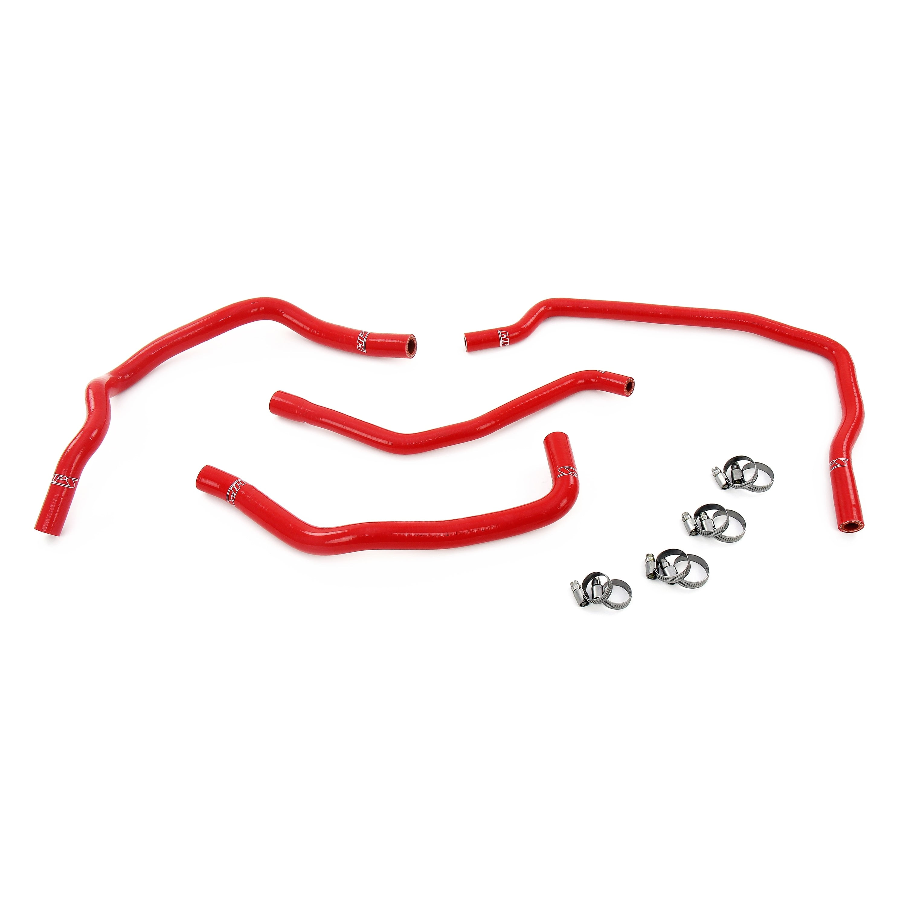 HPS Performance Red Silicone Heater And Expansion Tank Coolant Hoses ...