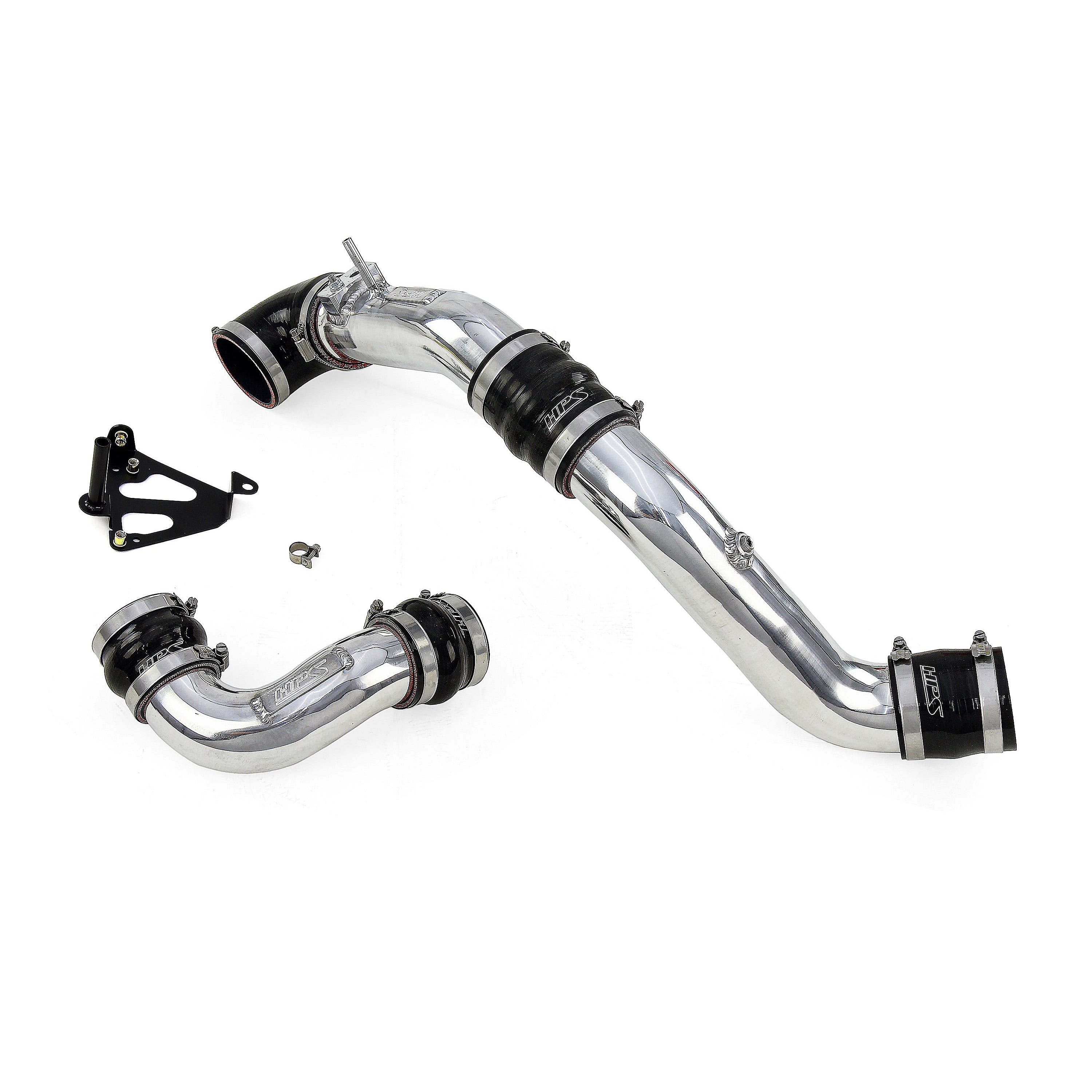 HPS Polished Intercooler Charge Pipe Kit Cold Side and Hot Side ...