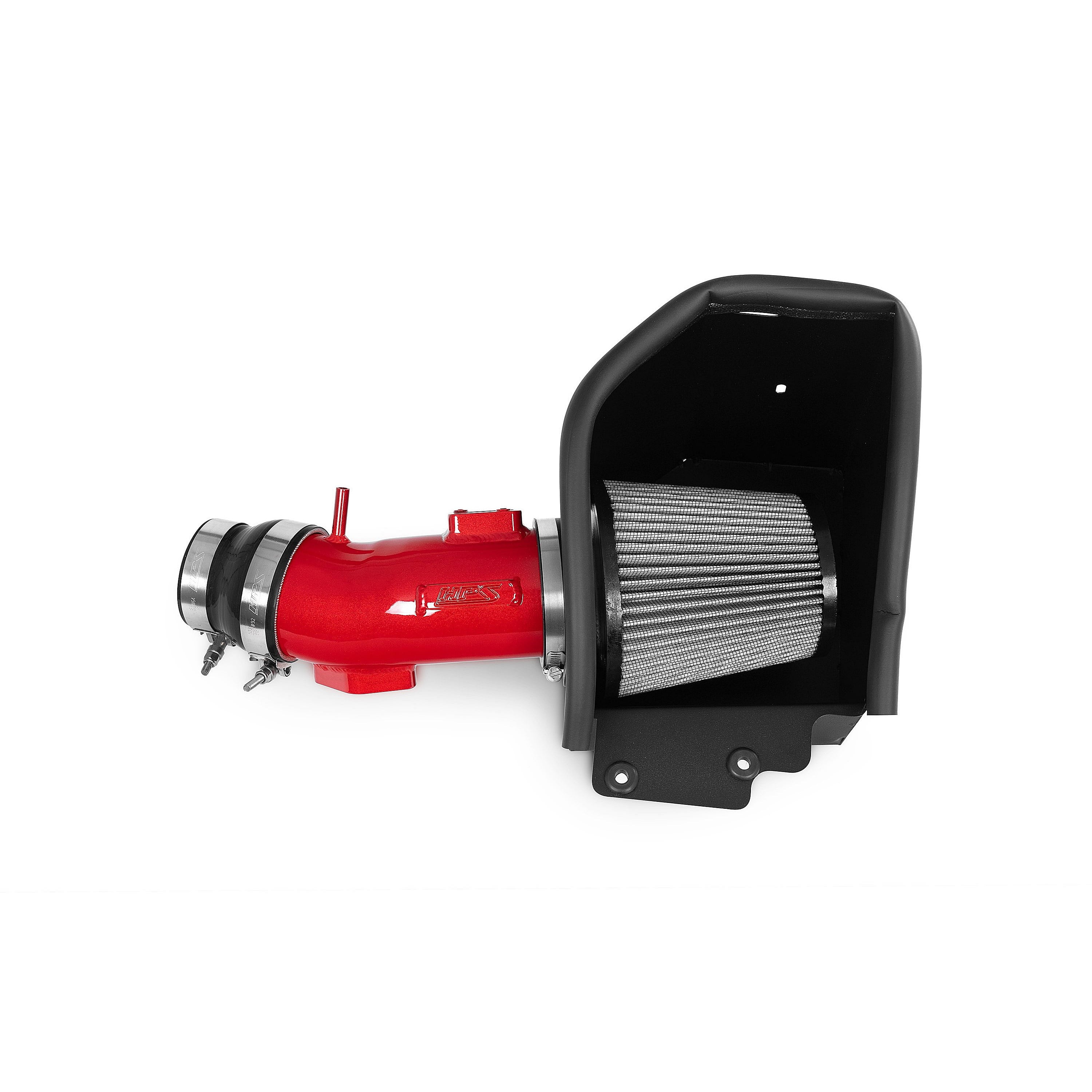 HPS Red Air Intake Kit with Heat Shield Compatible for 2017-2021 Honda ...