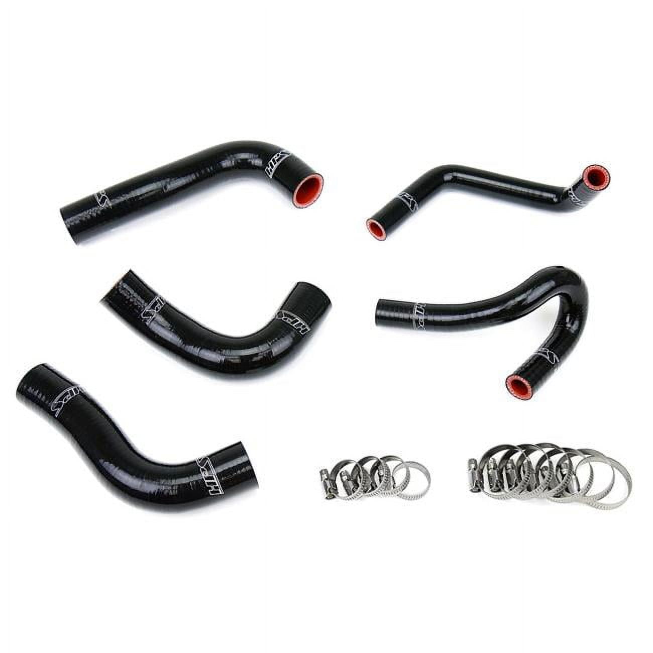 HPS Reinforced Black Silicone Radiator + Heater Hose Kit Coolant for ...