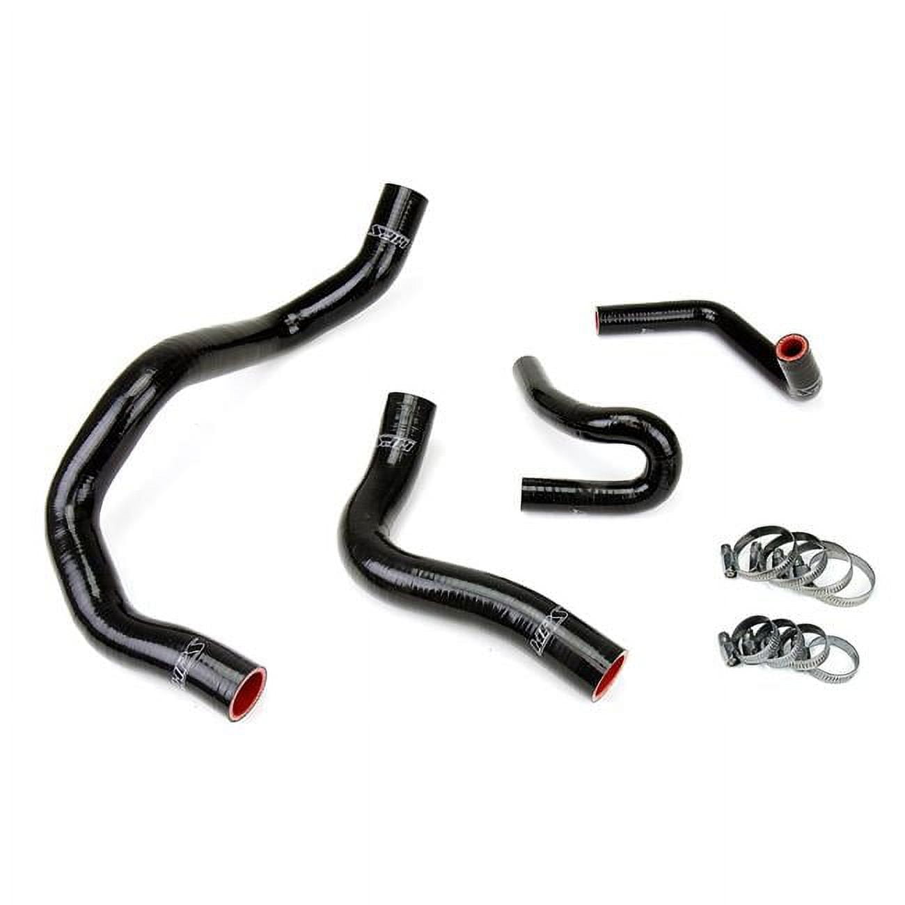HPS Reinforced Black Silicone Radiator + Heater Hose Kit Coolant for ...