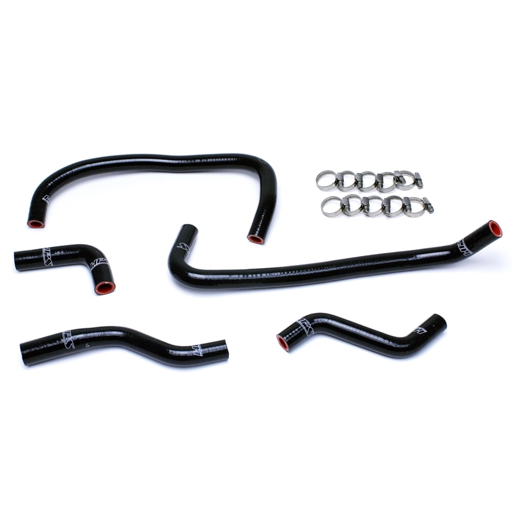 HPS Reinforced Black Silicone heater Hose Kit Coolant for Dodge 13-14 ...