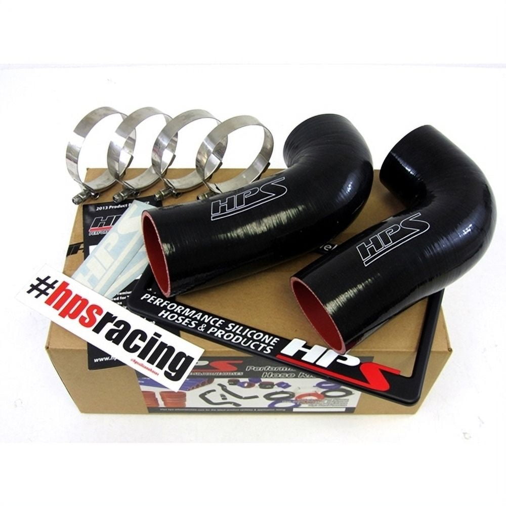 HPS Silicone Post MAF Dual Air Intake Tubes Kit Black 5.0L V8 for BMW ...