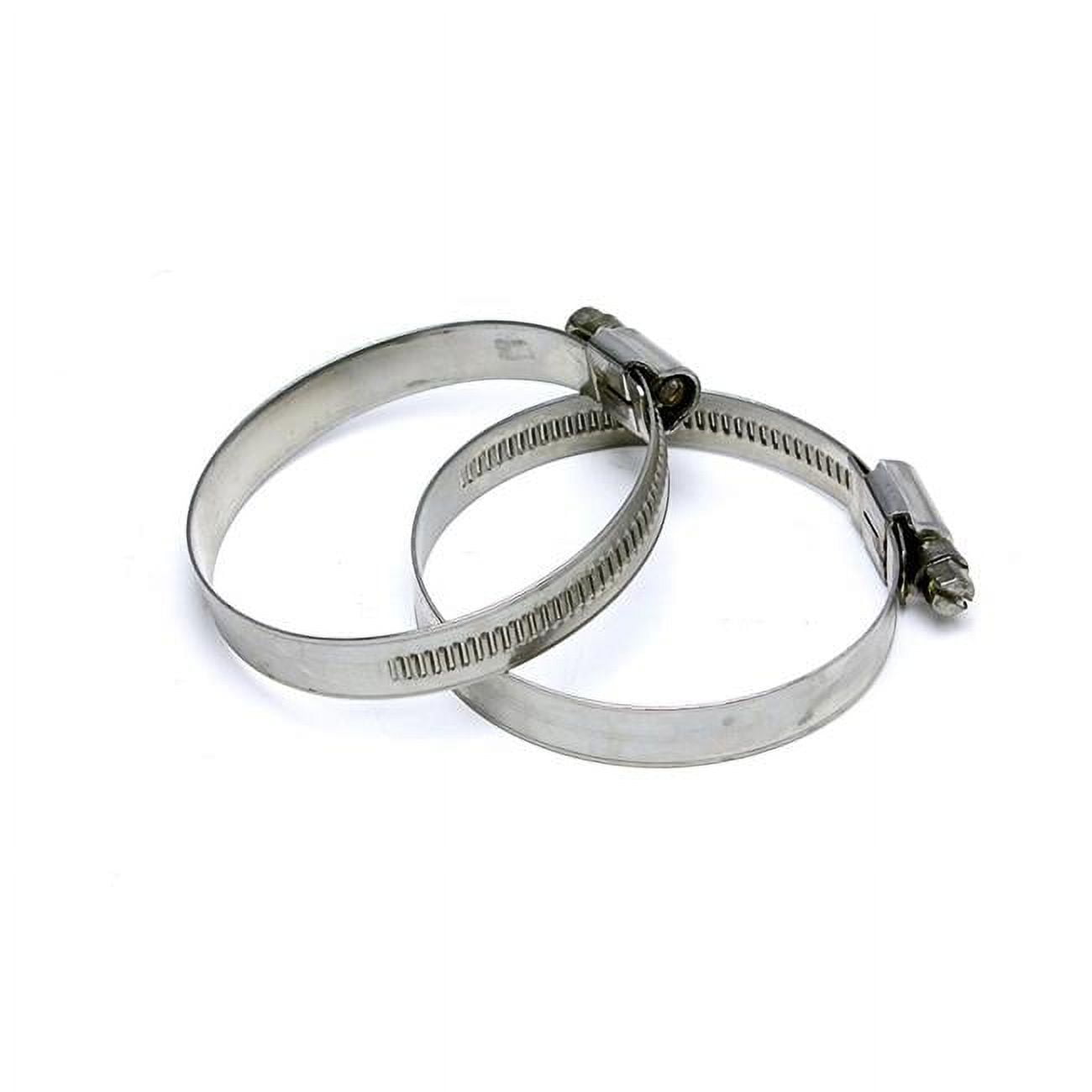 HPS Steel Embossed Hose Clamps Size 48 2pcs Pack 2-3/4" 3-1/2" (70mm ...