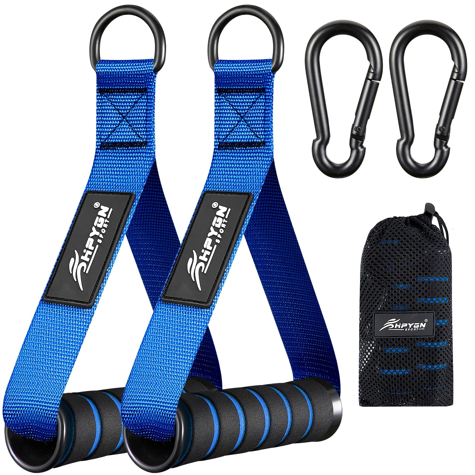 HPYGN Gym Exercise Handles, Replacement Handle Attachments, Resistance ...