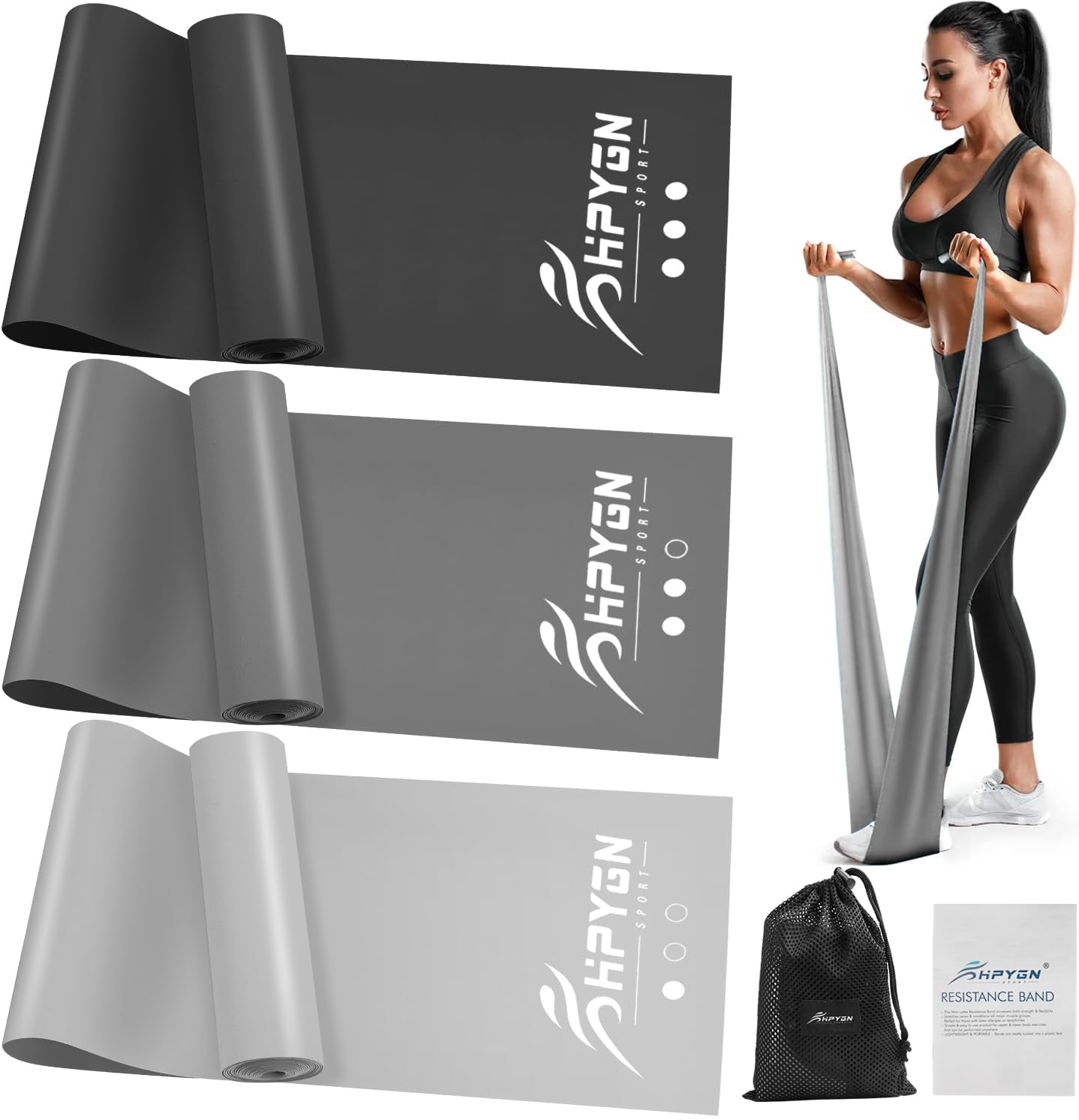 HPYGN Resistance Bands, Exercise Bands, Physical Therapy Bands for ...