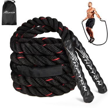 Weloille Ajustable Weighted Skipping Heavy Rope Gym Adult Jump Speed ...