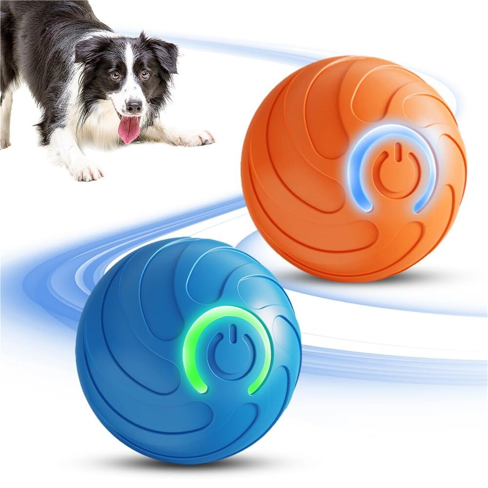 HPZZ 2025 New Vibrating Dog Ball, Automatic Moving Dog Ball, Pet Bounce ...