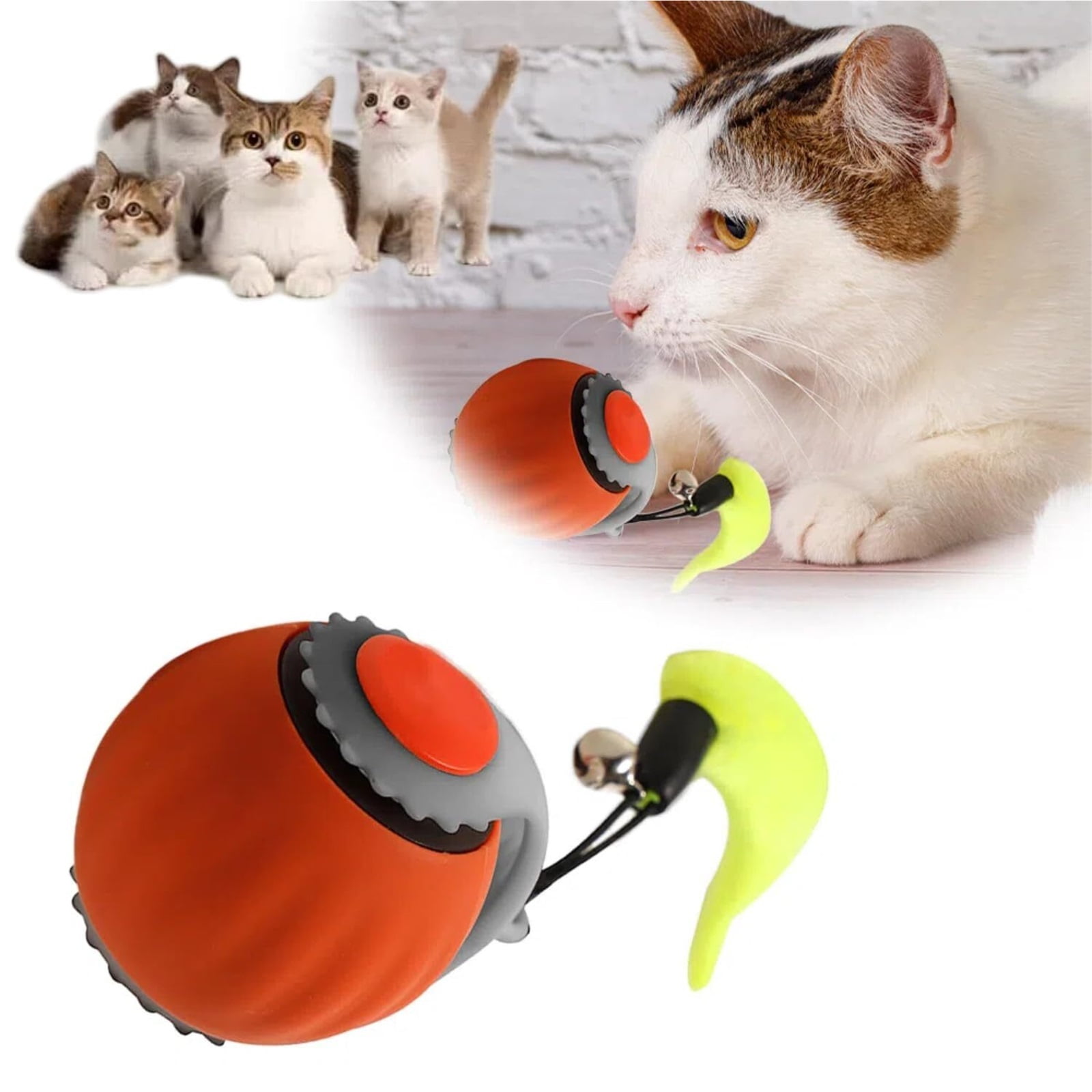 HPZZ 3.0 Cat Toys, 2025 Upgraded Speedy Tail Interactive Cat Toys for ...