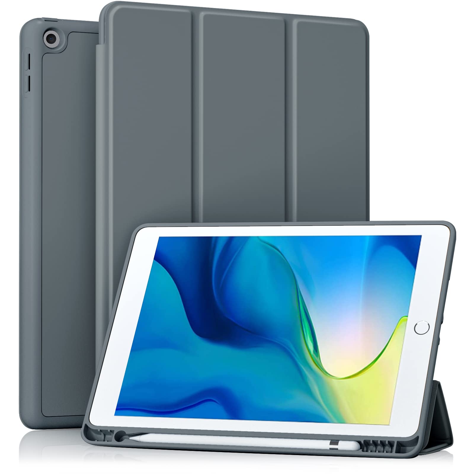 HPZZ Case Compatible with iPad 10.2 Inch 2021/2020/2019, for iPad 9th ...