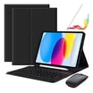 HPZZ Premium Case with Touch Keyboard and Mouse compatible with iPad 10 ...