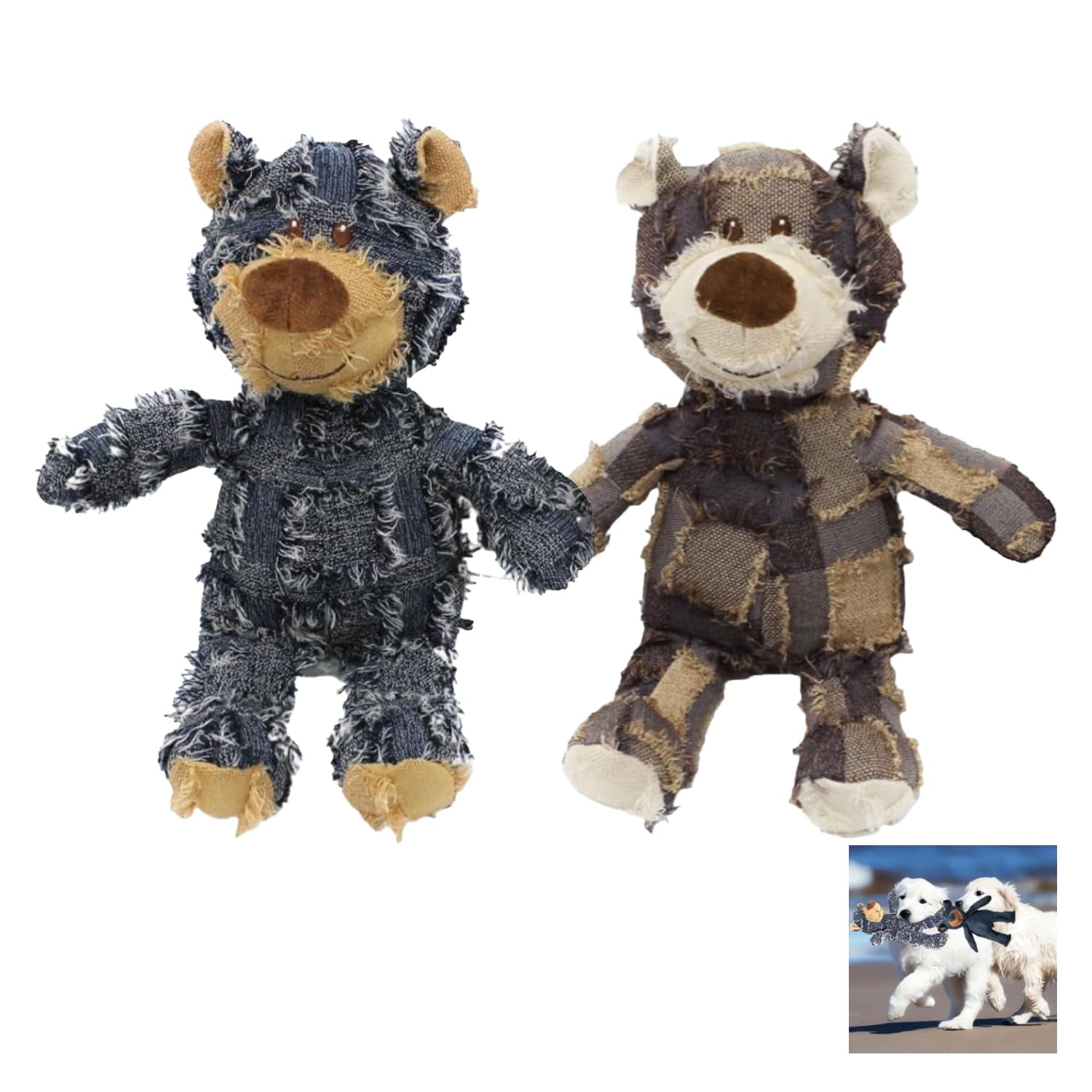 HPZZ Indestructible Unbreaka Bear Dog Unbreakable Teddy Bear 2.0 Dog ...