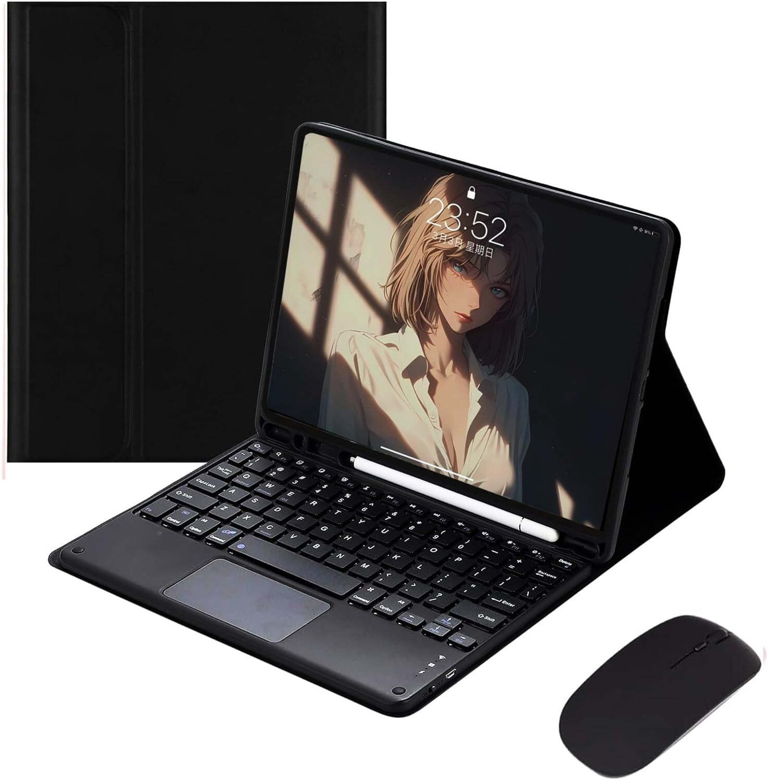 HPZZ Keyboard Case for Samsung Galaxy Tab A9 Plus 11",Slim Smart Stand ...