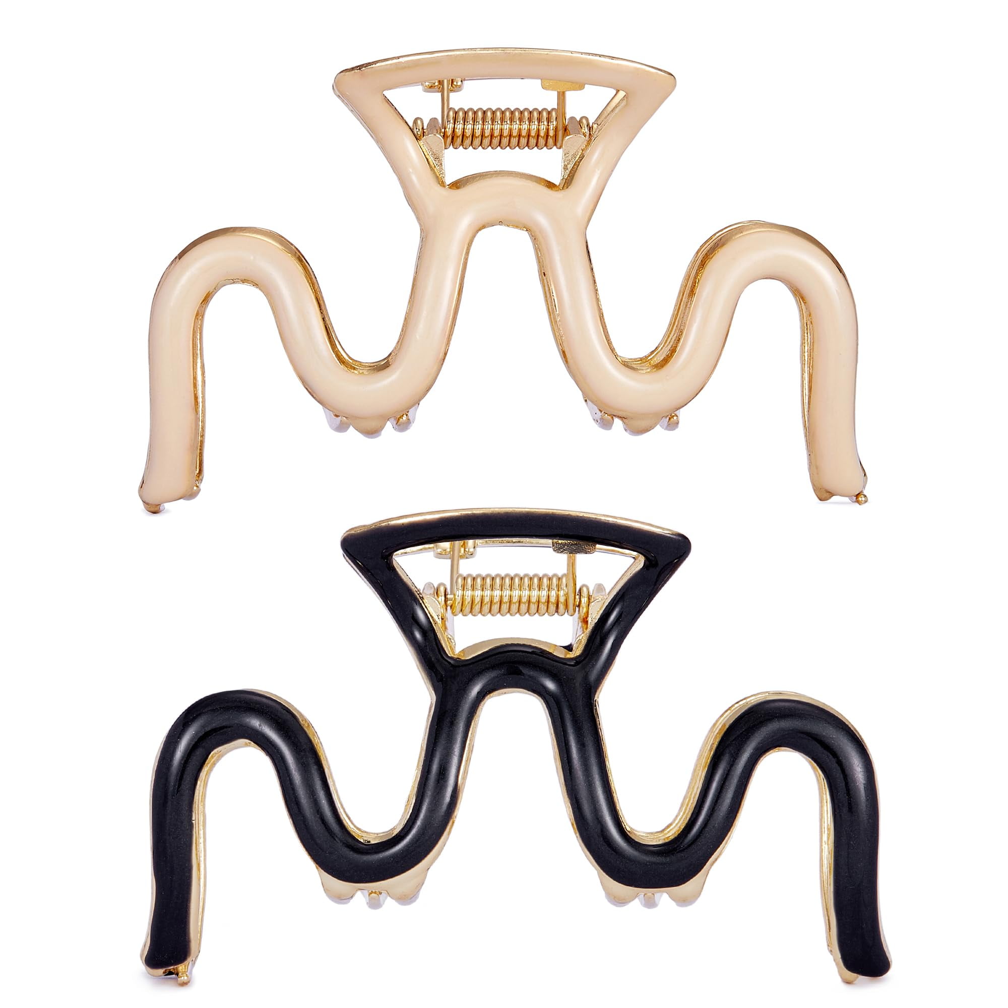 HPZZ Large Tortoise Shell Claw Clip 3.5 Inch Cellulose Acetate Hair ...