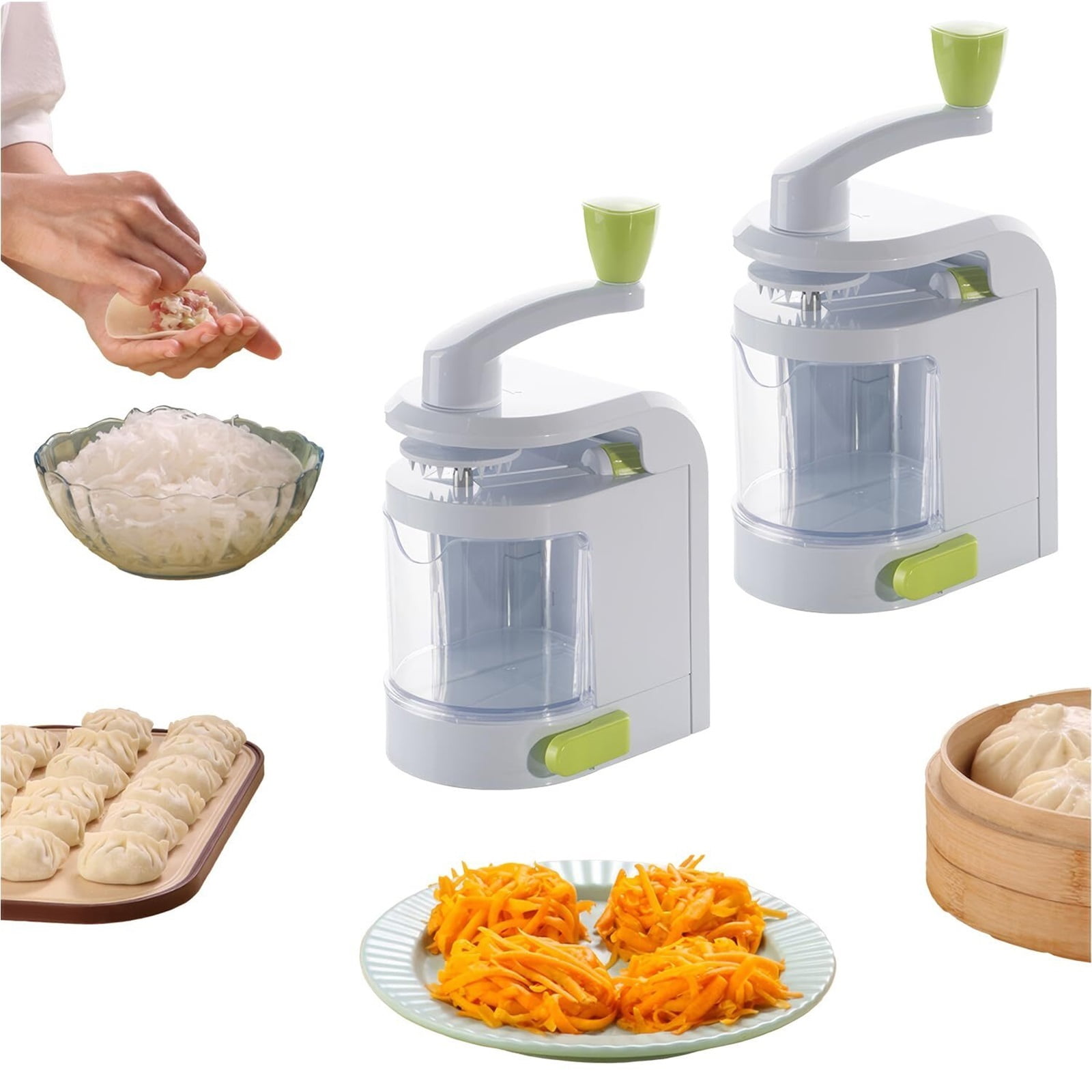 HPZZ Multifunctional Vegetable Cutter, Cheese Grater Rotary Shredder ...