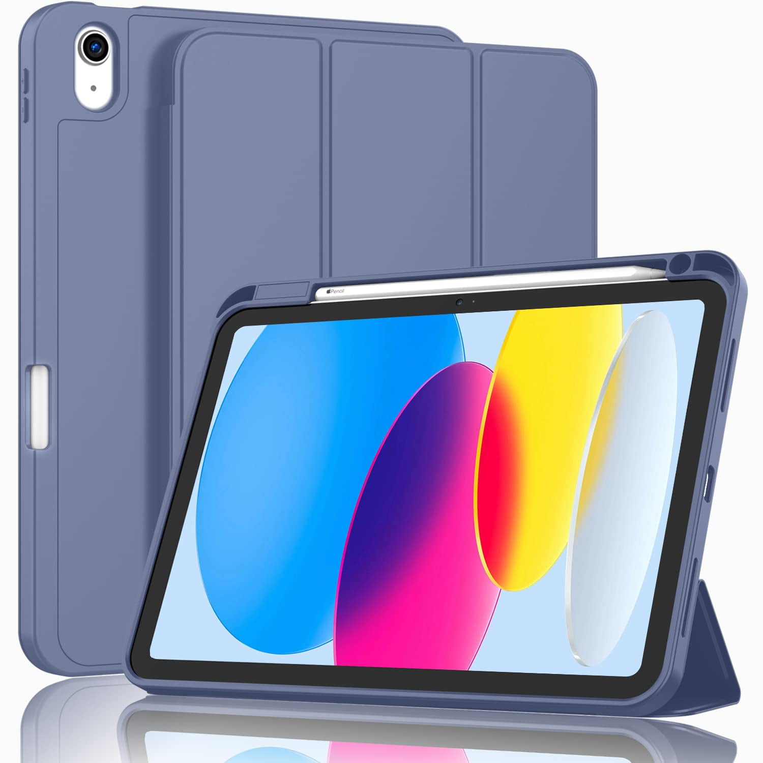 HPZZ New iPad 10th Generation Case 10.9 Inch 2022 with Pencil Holder ...