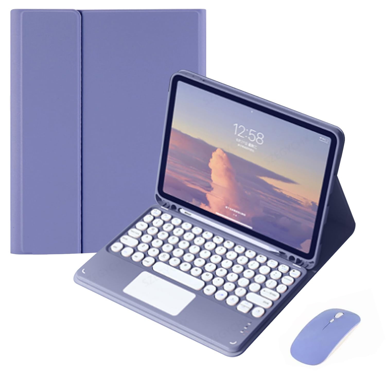 HPZZ Touchpad Keyboard Case Compatible with Galaxy Tab A9 Plus/A9+ 5G ...