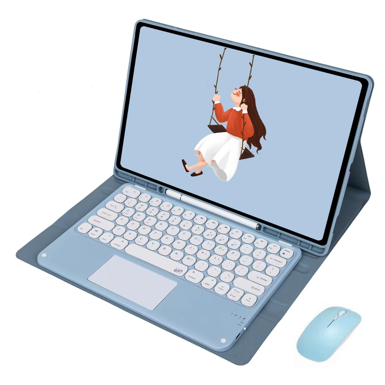 HPZZ Touchpad Keyboard Case with Mouse Galaxy Tab S9 Ultra 2023 14.6 ...