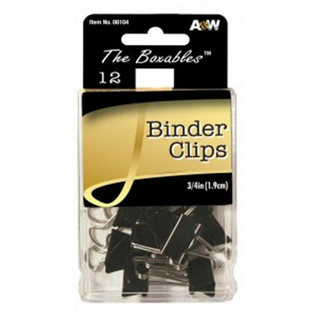 HQ Advance Products Binder Clips, 3/4-Inch 08104 - Walmart.com
