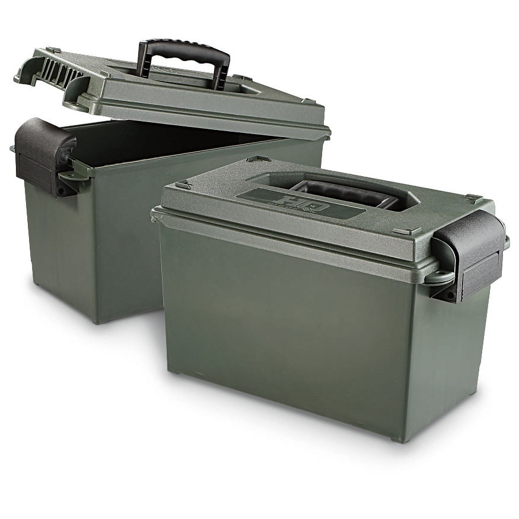 HQ ISSUE .50 Caliber Ammo Cans, 2 Pack - Walmart.com