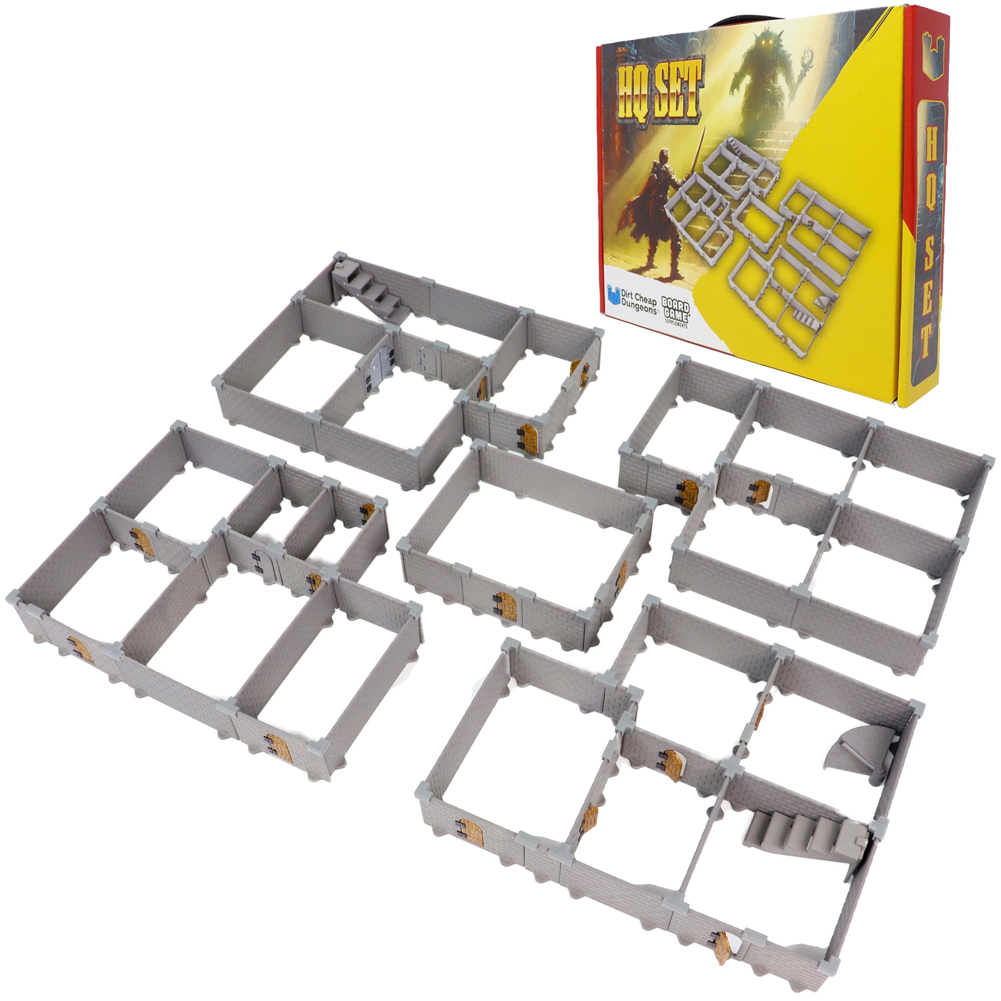 HQ Set - Board DHF10 Game Supplement - Mini Dungeon Castle DND Terrain ...