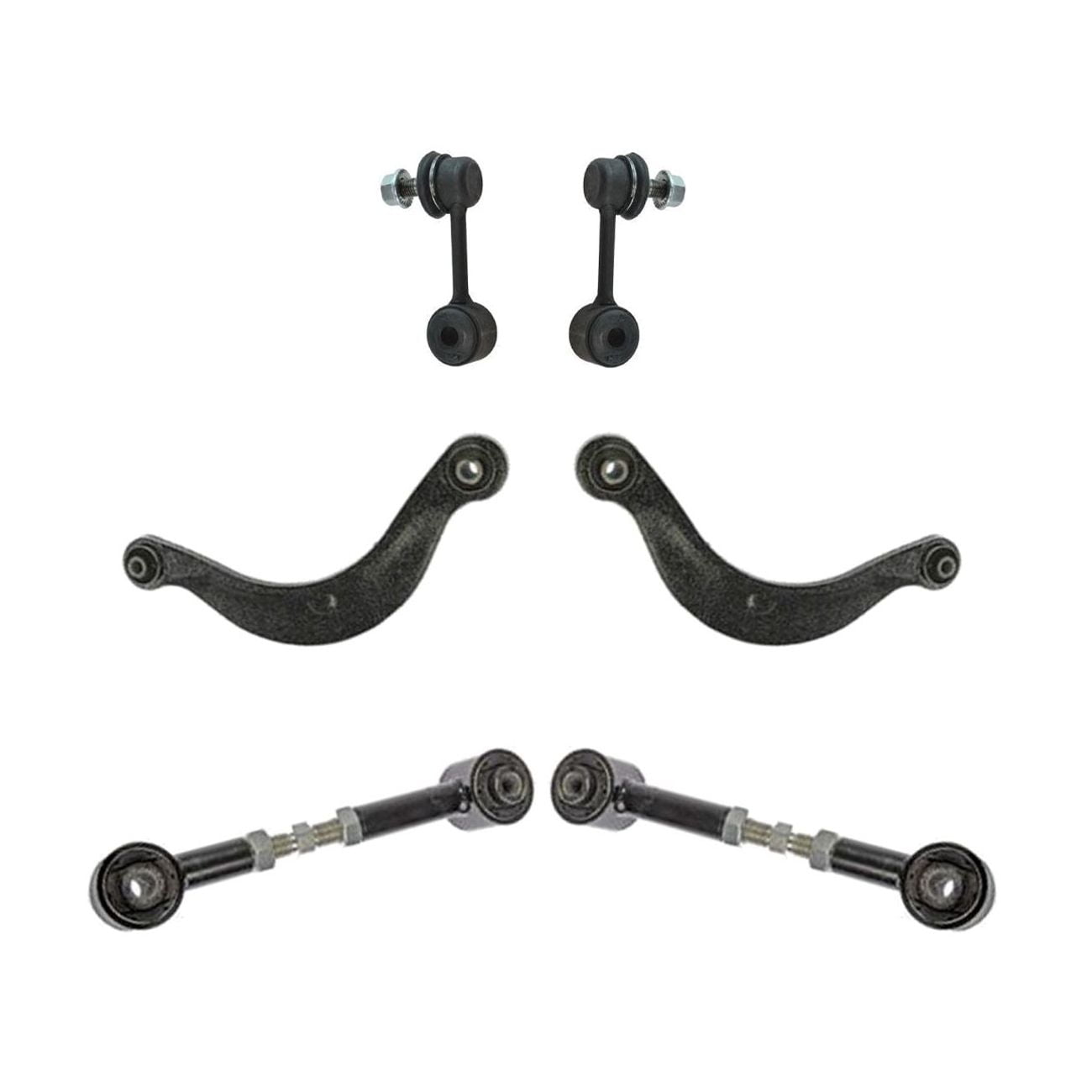 HQAS Rear Control Arm Lateral Sway Bar Suspension Kit Set 6pc for Ford ...