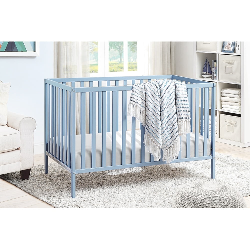 HQIT 3-in-1 Convertible Island Crib Baby Blue,Convertible Crib - Walmart.com