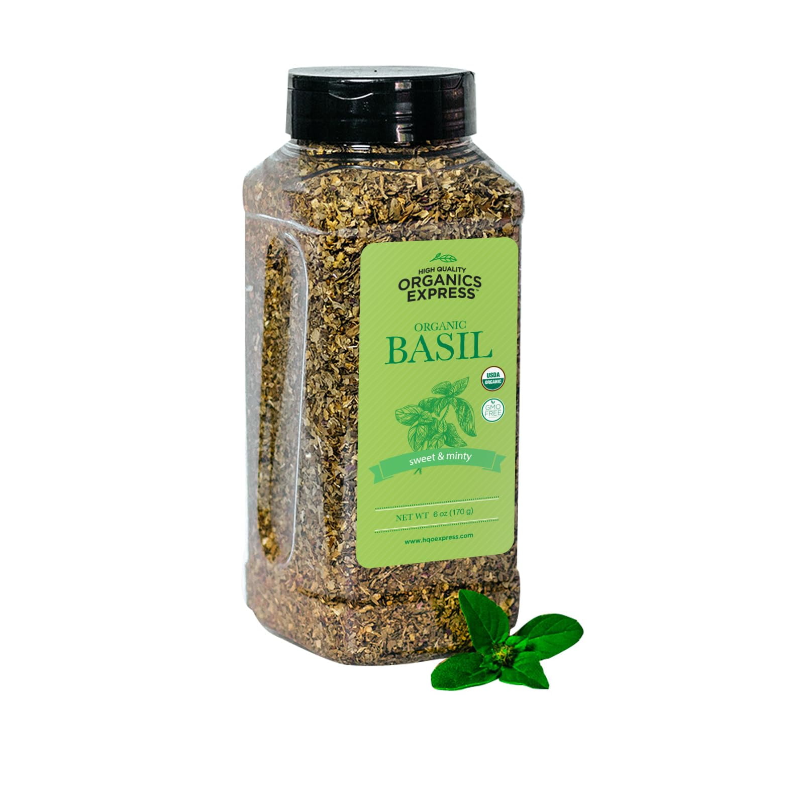 HQOExpress Organic Basil Medium ESF27 Cut - Non GMO, USDA Certified ...