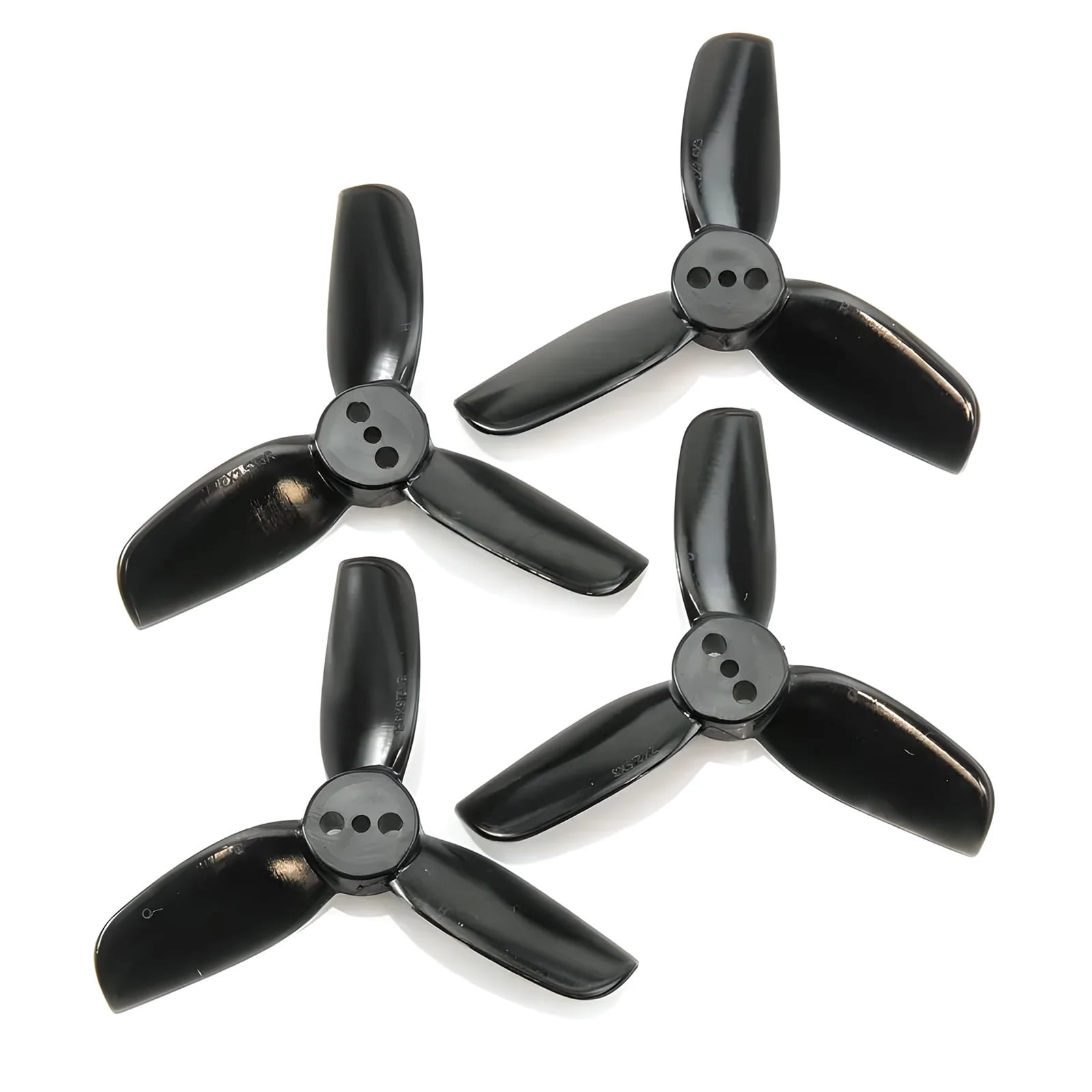 HQProp T2X2.5X3 2 3-Blade T-Mount Propeller Set (2x CW / 2x CCW) Color ...